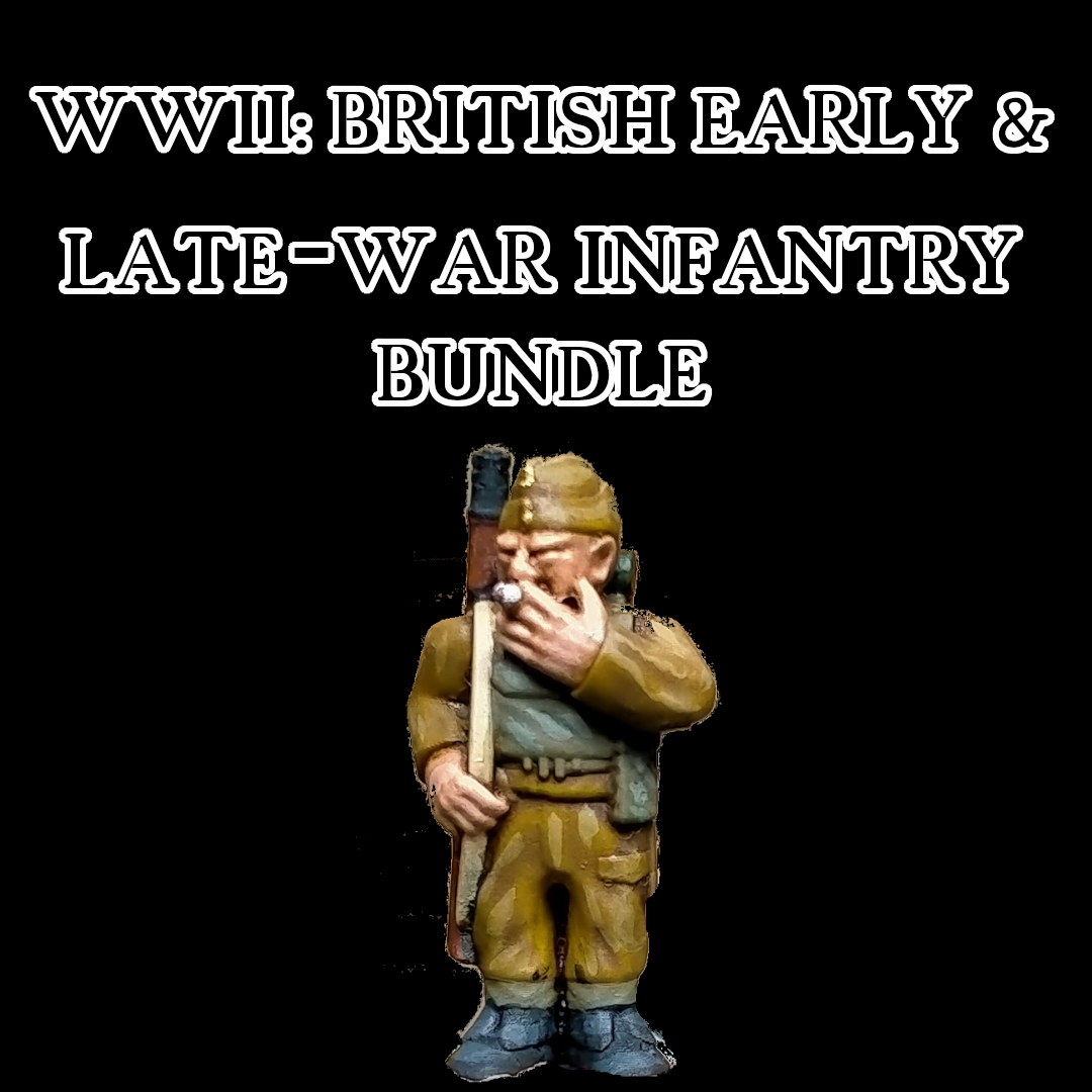 Exclusive WW2 British Infantry Bundle: Rifles, SMGs, LMGs & HMG STL ...