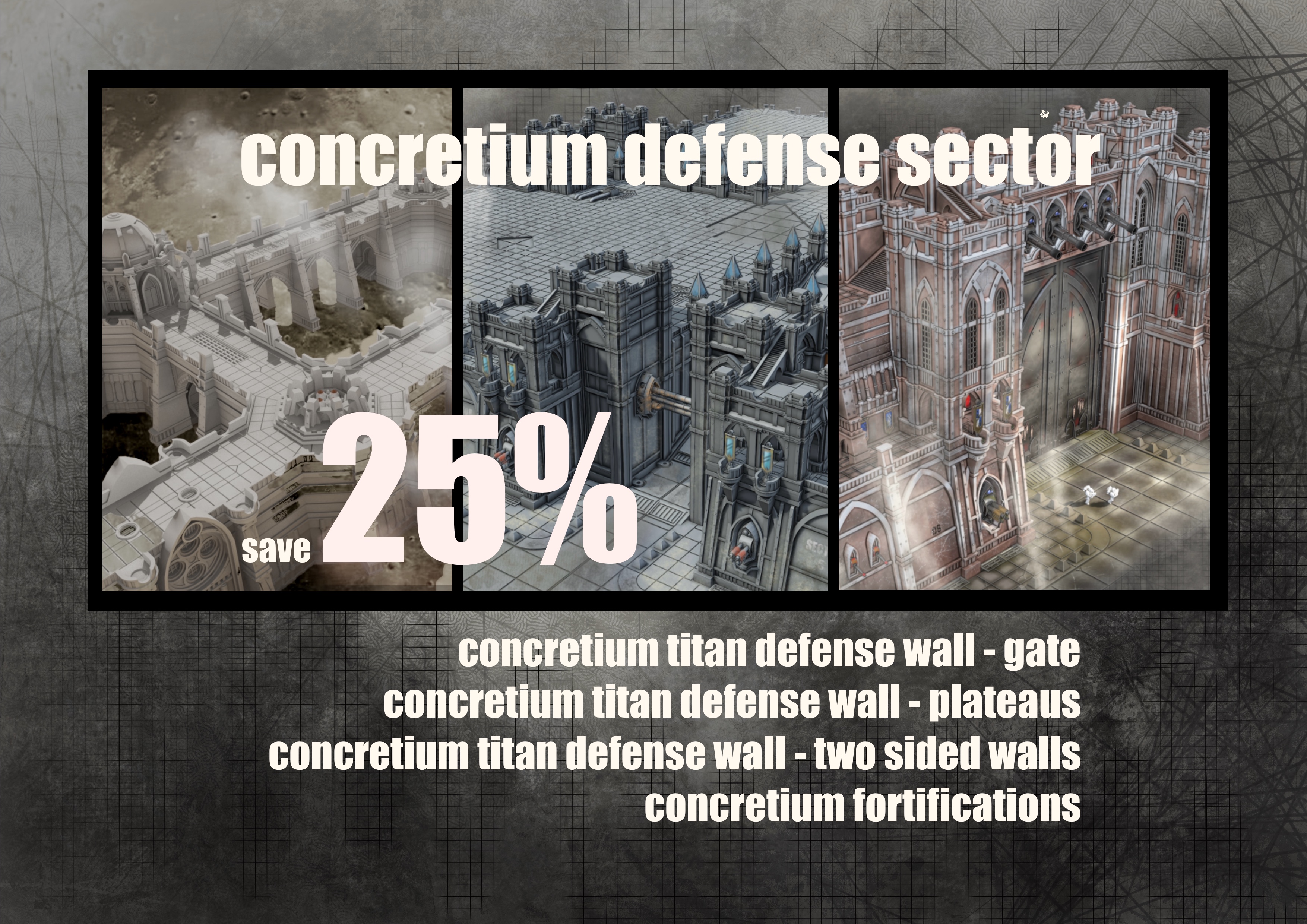 Exclusive Concretium defensive sector bundle STL Product Bundle by ...