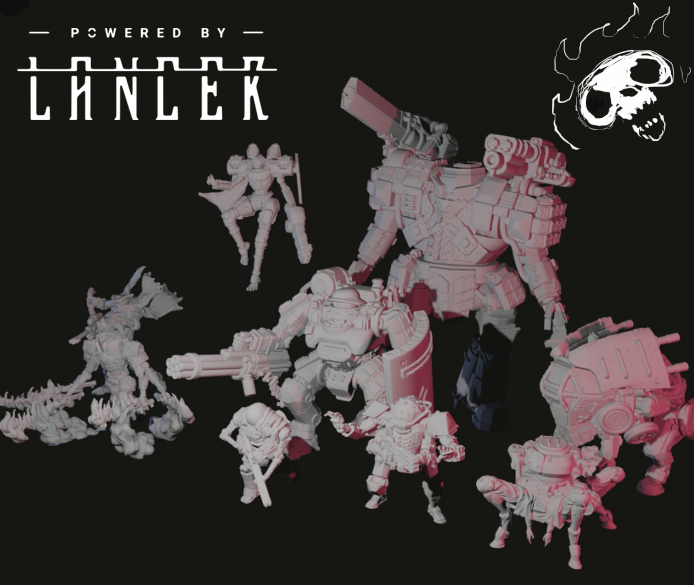 Exclusive Bundle Mech lancer 05 STL Product Bundle by La voie du crane