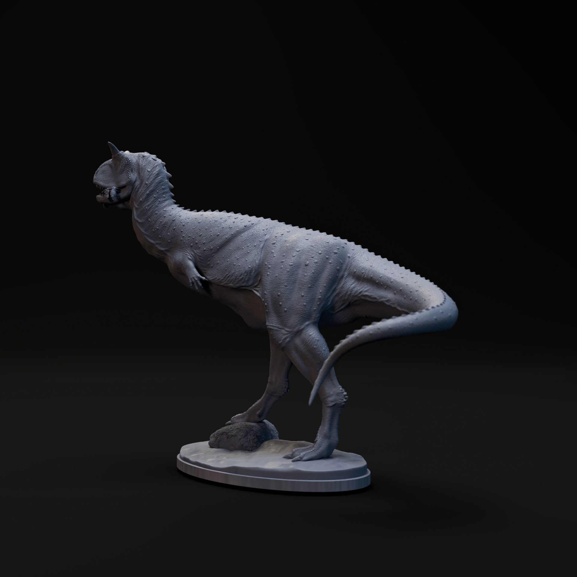 Exclusive Carnotaurus 1-35 scale pre-supported dinosaur bundle STL ...