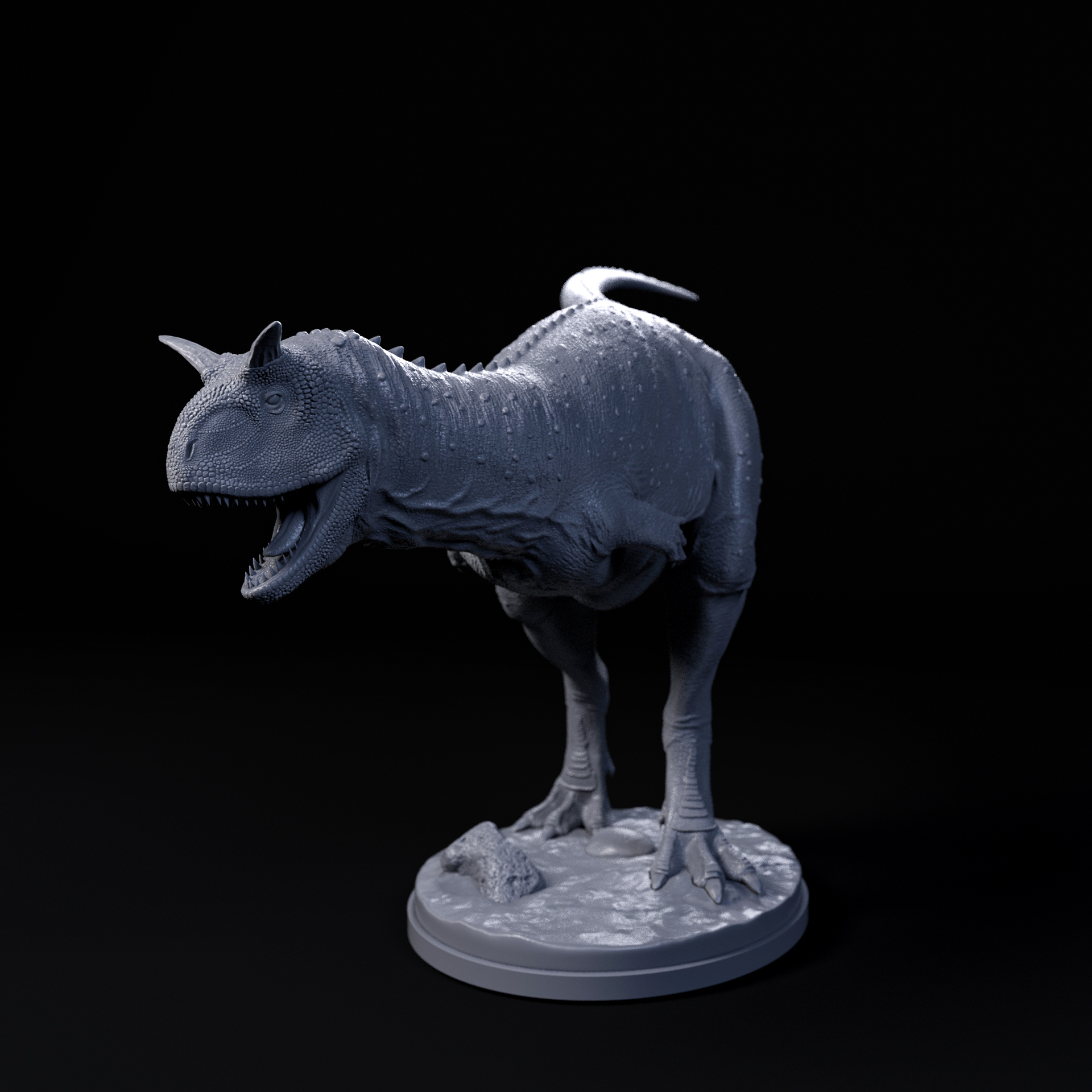 Exclusive Carnotaurus 1-35 scale pre-supported dinosaur bundle STL ...