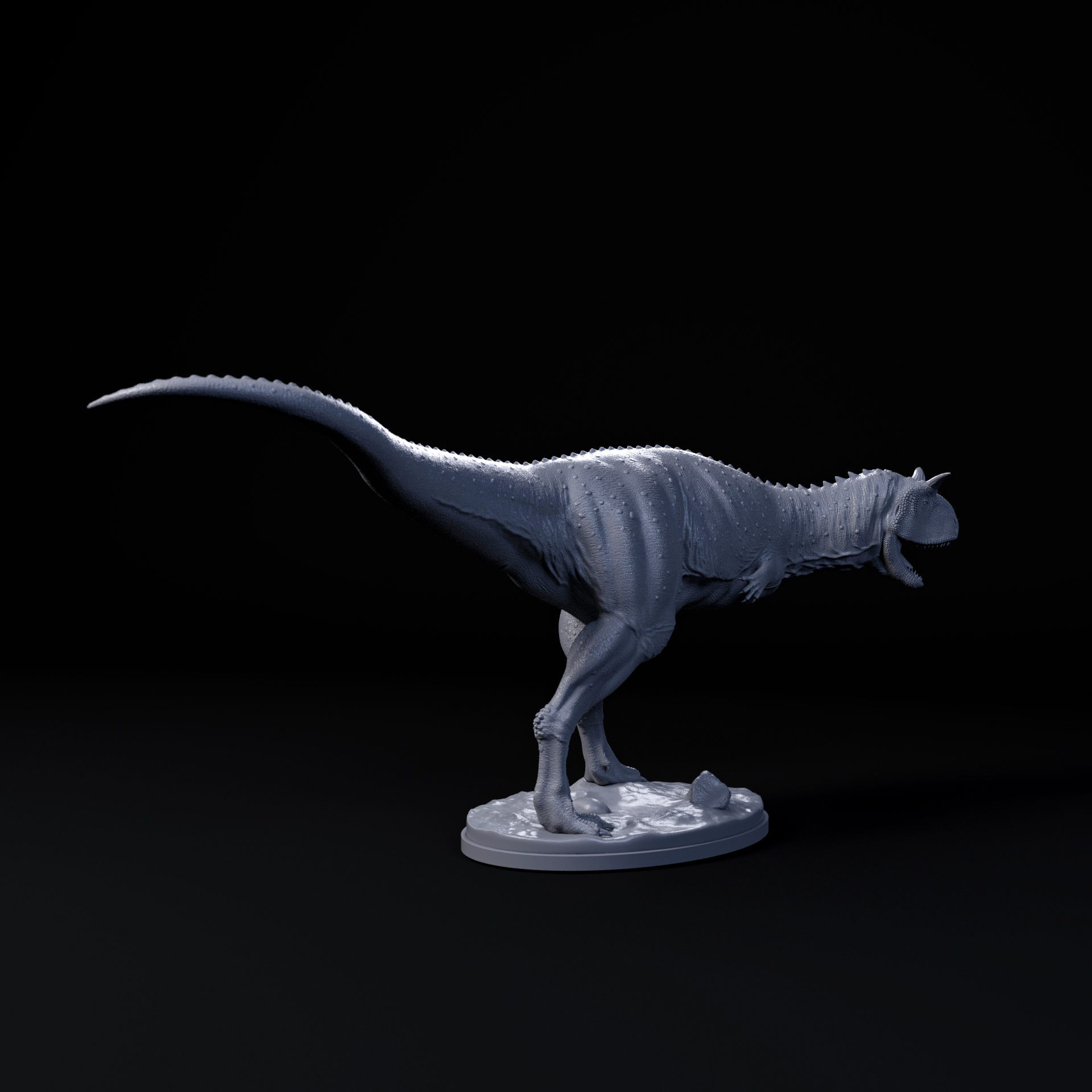 Exclusive Carnotaurus 1-35 scale pre-supported dinosaur bundle STL ...