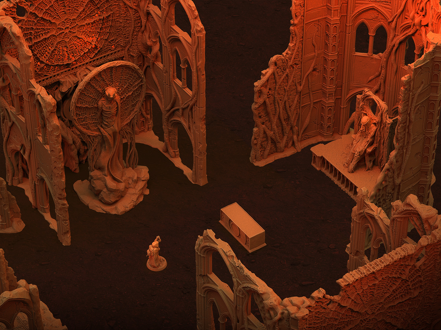 Exclusive Cathedral: The Sunless Lands - Kickstarter Late Pledge STL ...