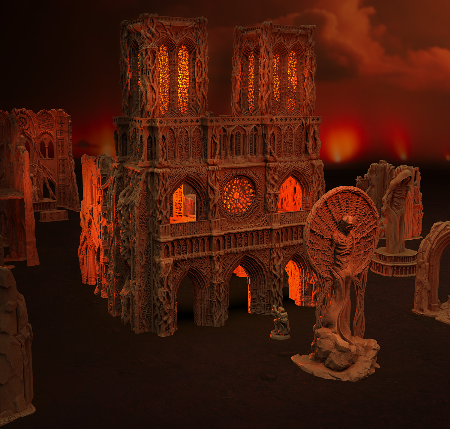 Exclusive Cathedral: The Sunless Lands - Kickstarter Late Pledge STL ...