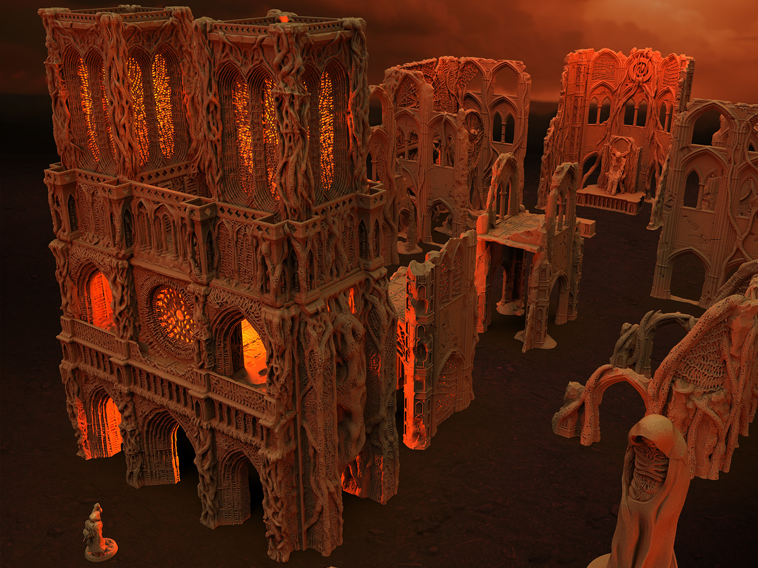 Exclusive Cathedral: The Sunless Lands - Kickstarter Late Pledge STL ...