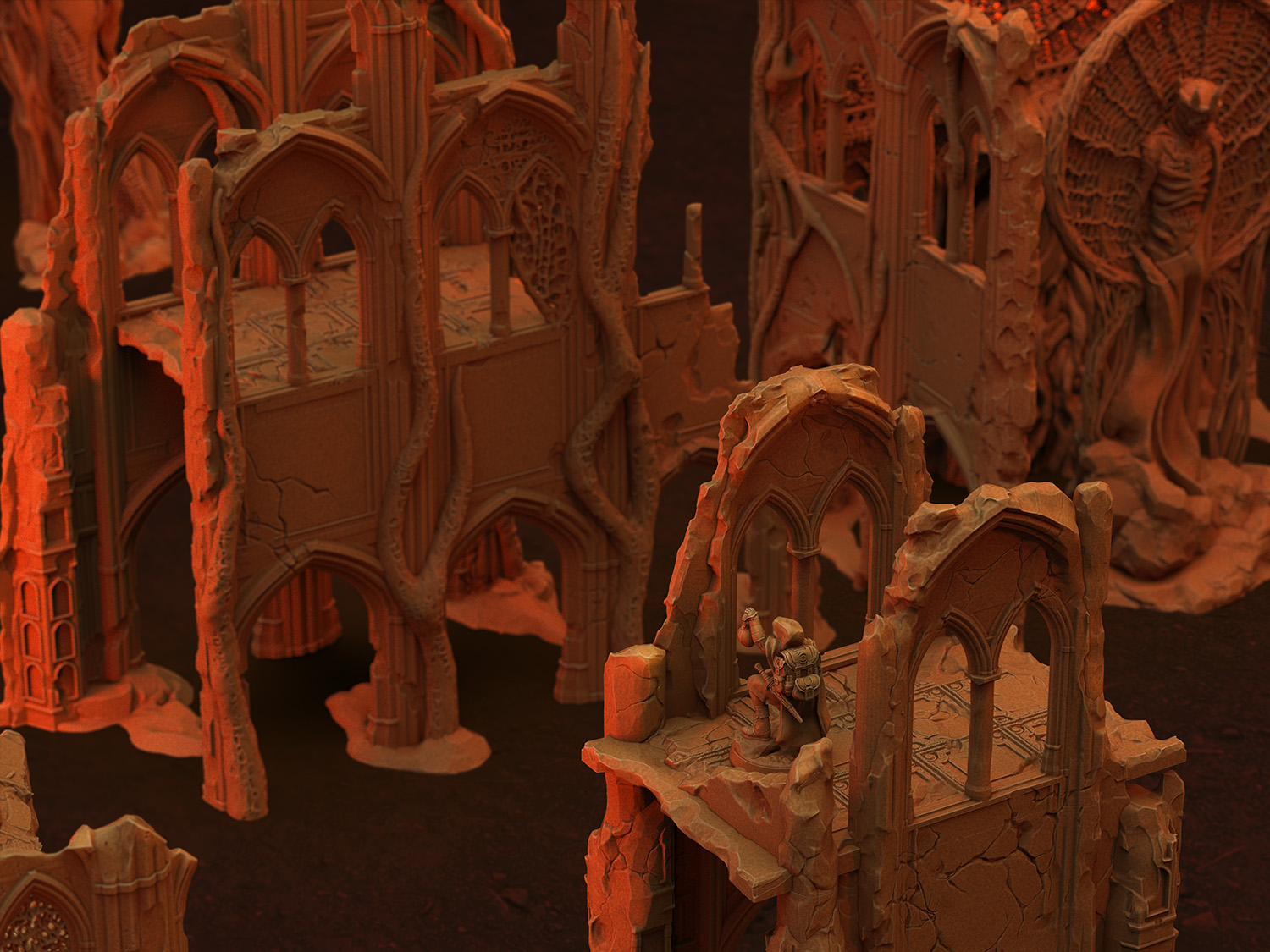Exclusive Cathedral: The Sunless Lands - Kickstarter Late Pledge STL ...