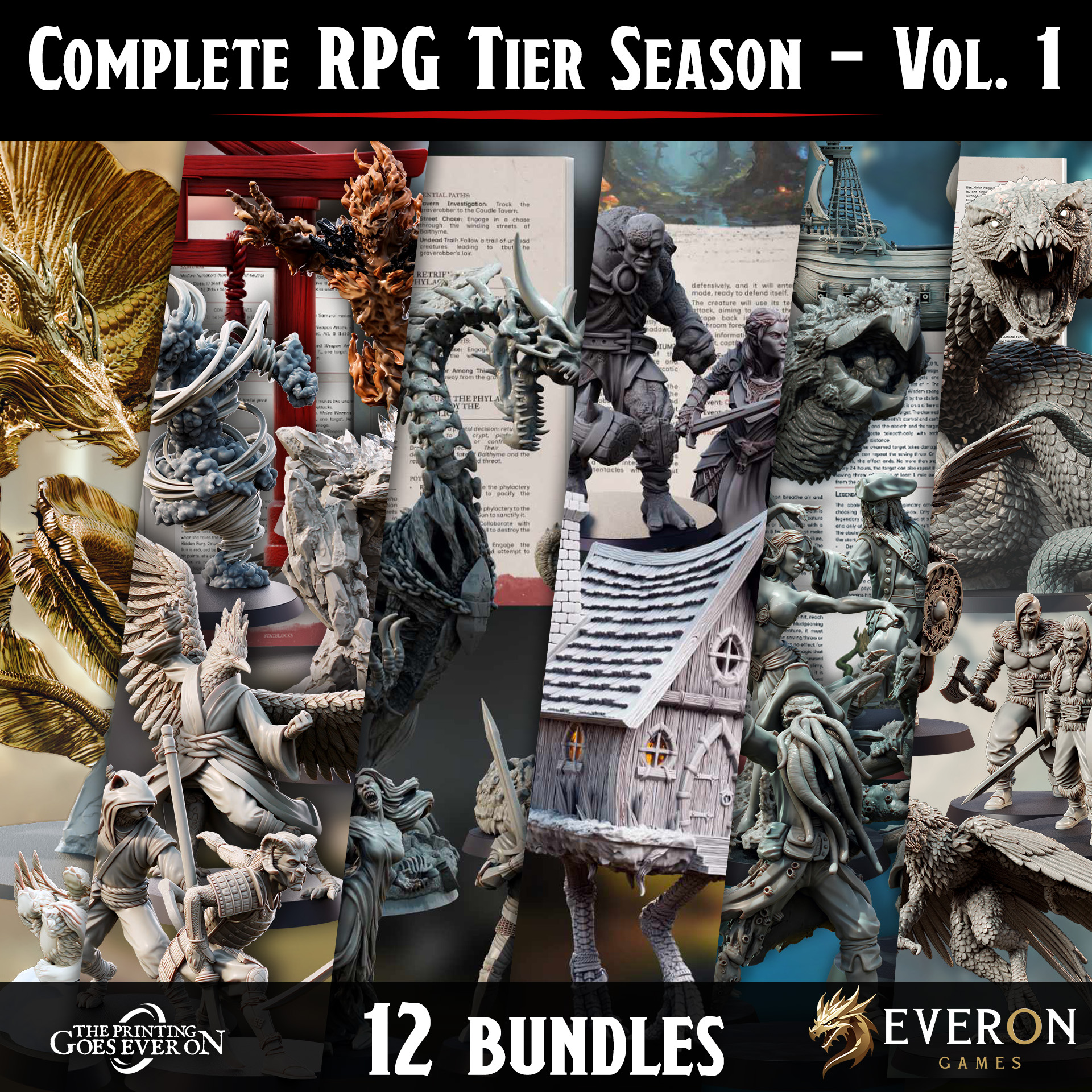 Exclusive Complete RPG Tier Season - Vol 1 - Presupported STL Product ...
