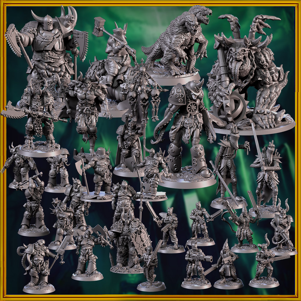 Exclusive Cursed Legion STL Product Bundle by Sergeant Hammer