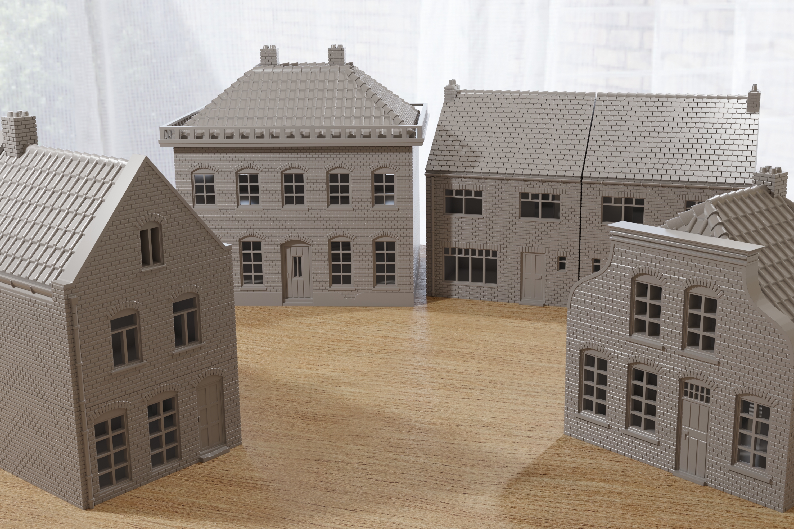 Exclusive Dutch Town Set Volume 1 STL Product Bundle by Patrick Miniatures