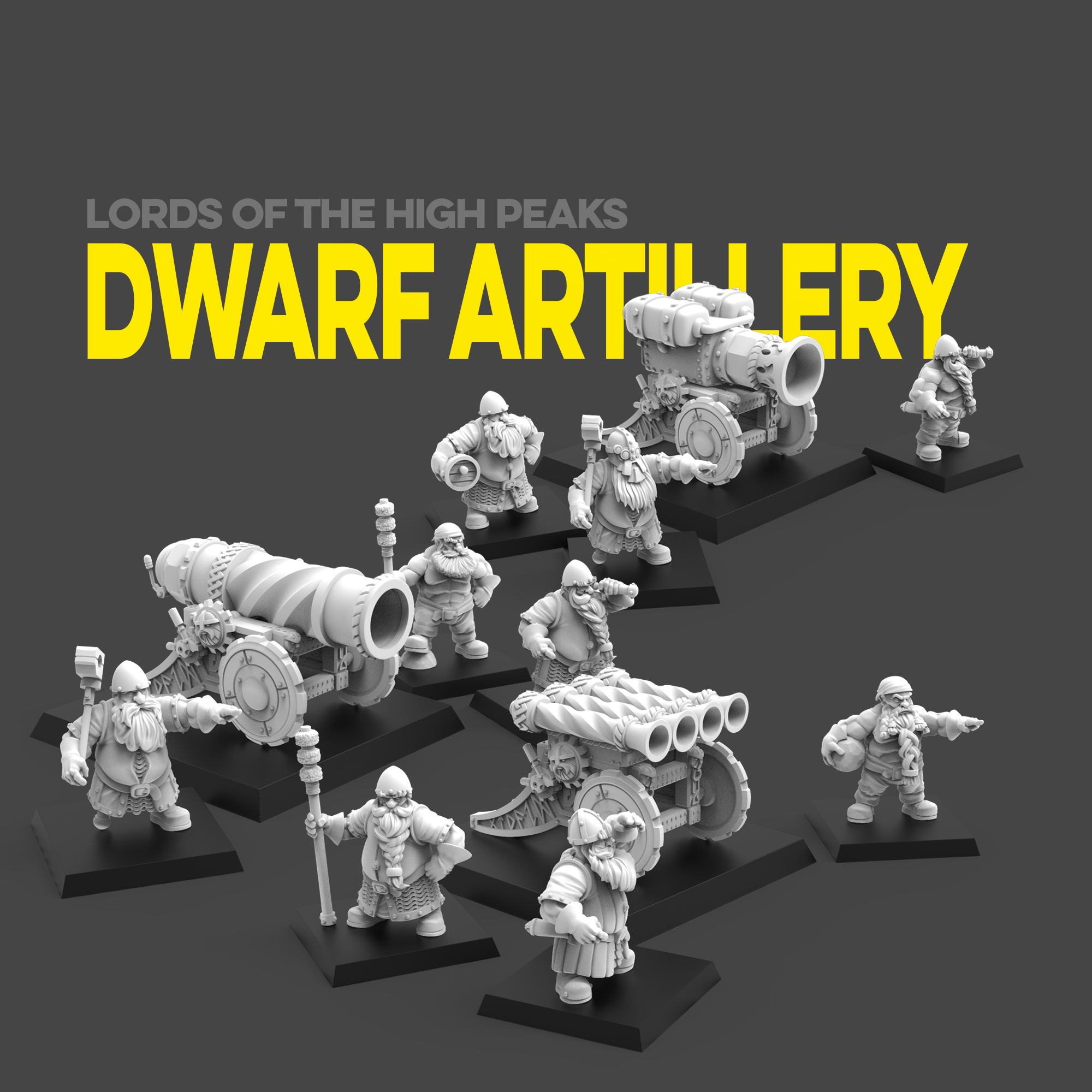 Exclusive Dwarf Battleline STL Product Bundle by Durgin Paint Forge