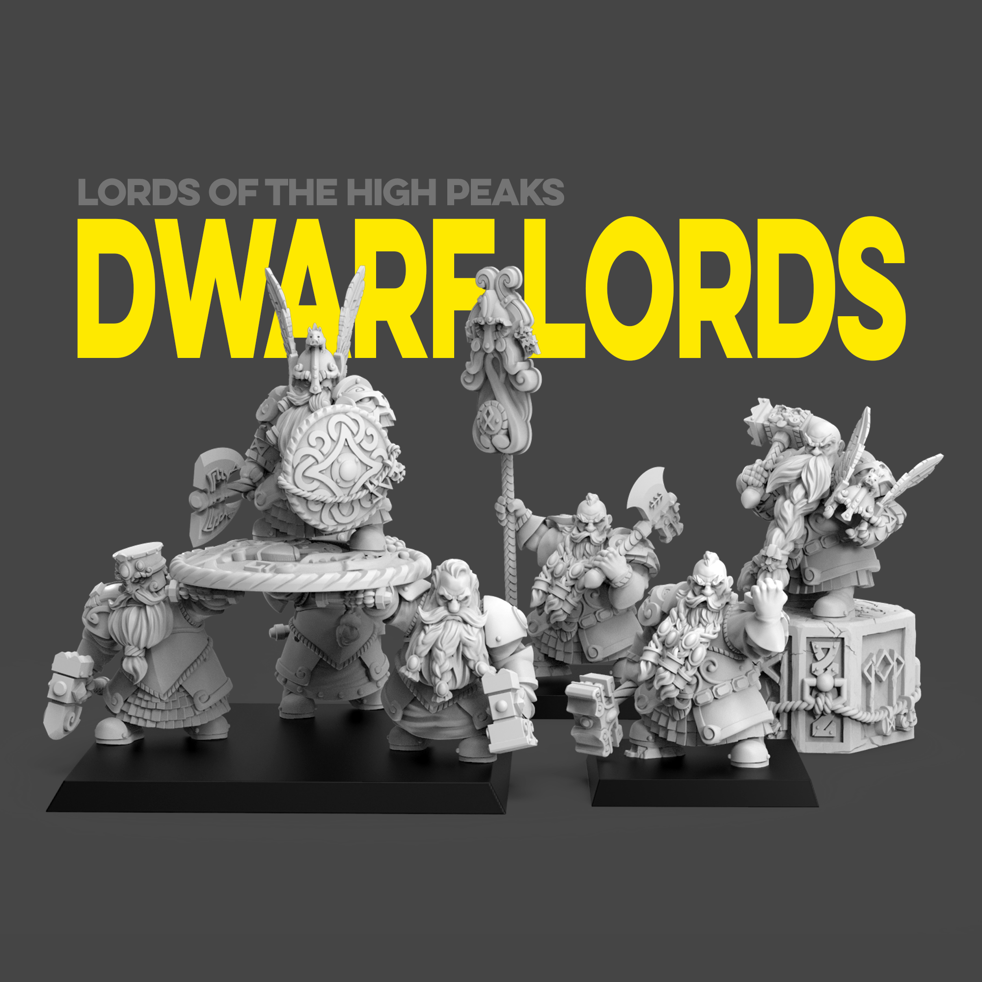 Exclusive Dwarf Army STL Product Bundle by Matteo Donzelli
