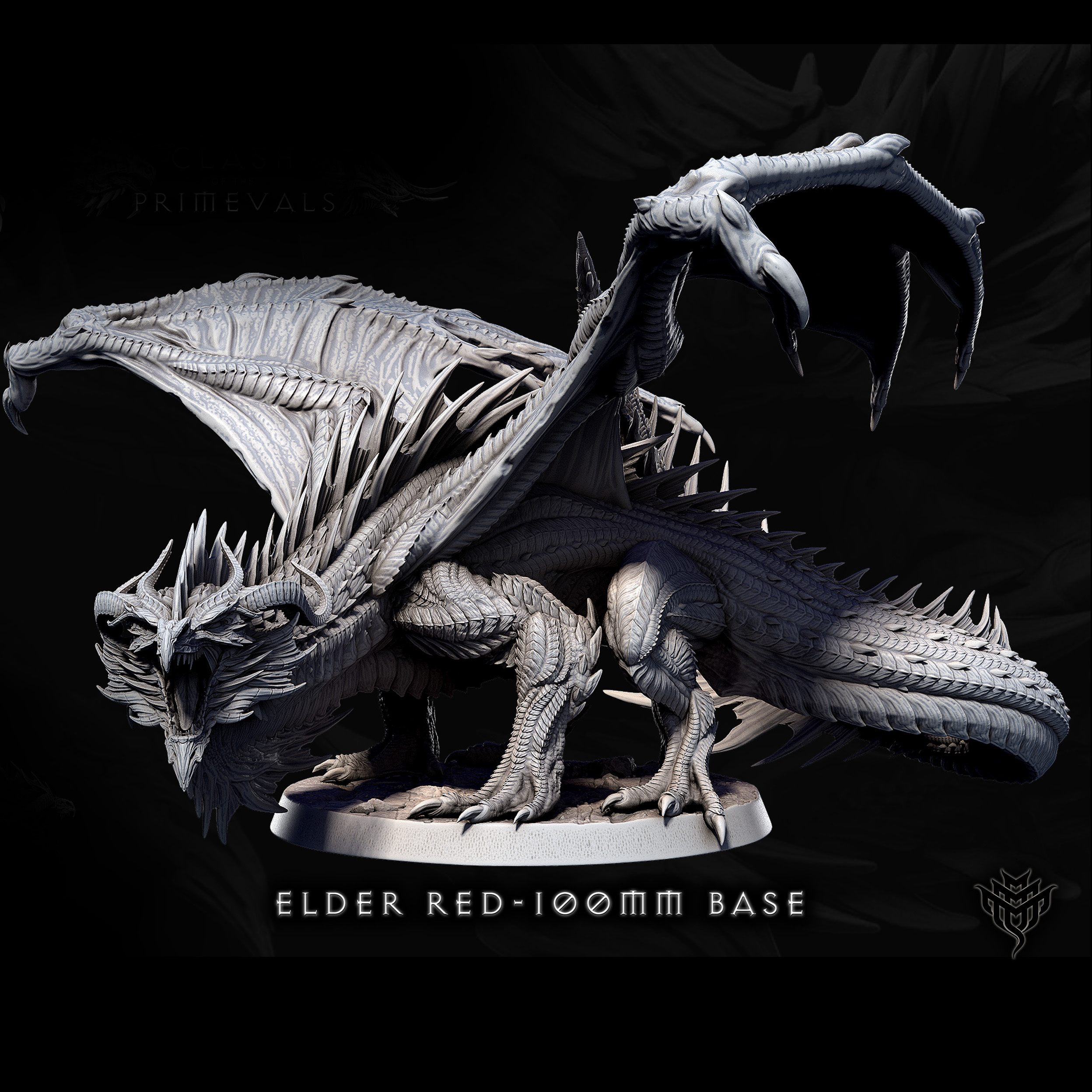 Exclusive RED DRAGON (Young, Adolescent, Adult, Elder) (7 poses) STL ...