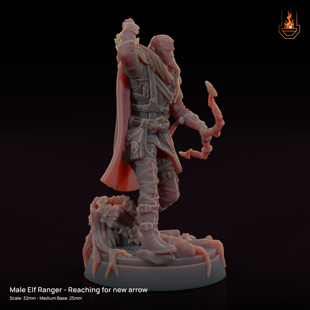 Exclusive Elf Ranger Bundle STL Product Bundle by Magnetic Foundry