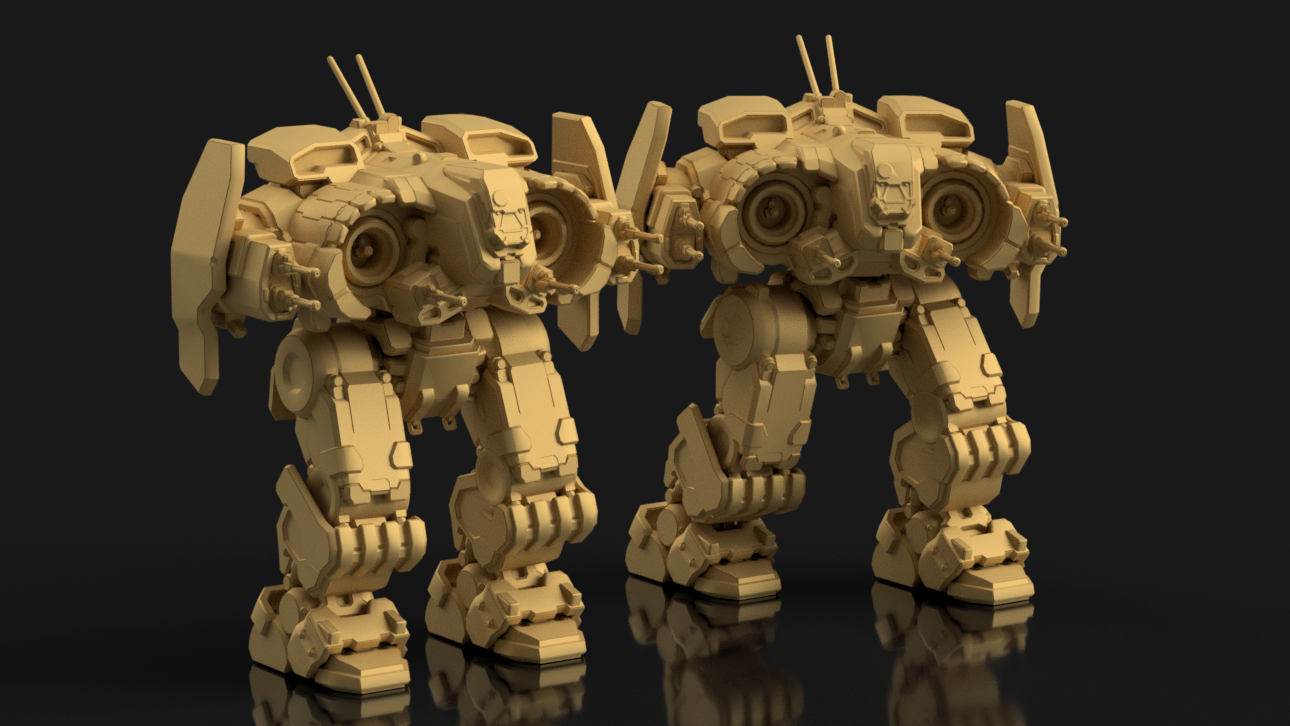 Exclusive 2024 Mech Designs STL Product Bundle by Matt Mason