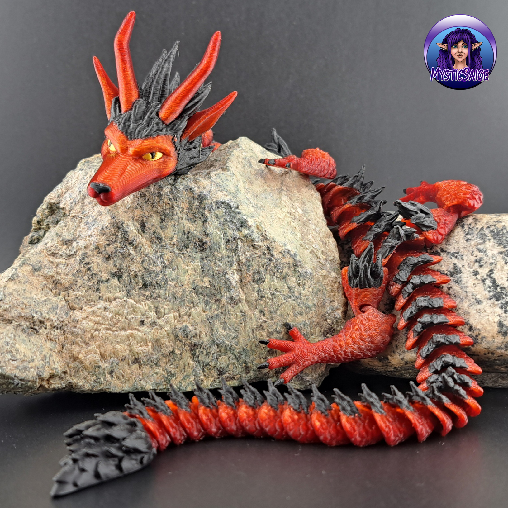 Exclusive Noodle Style Dragons STL Product Bundle by MysticSaige