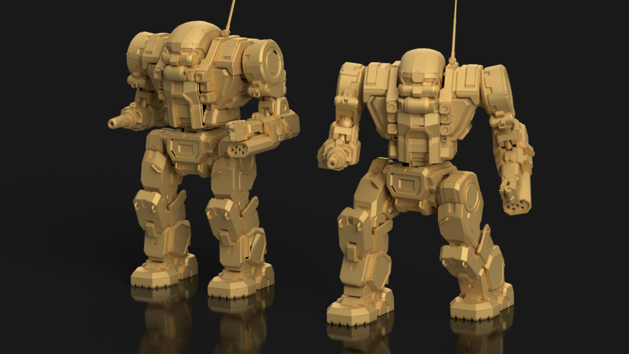 Exclusive 2024 Mech Designs STL Product Bundle by Matt Mason