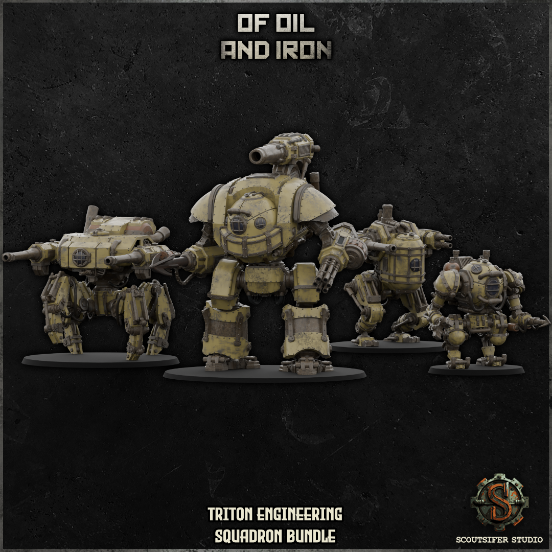 Exclusive Triton Engineering Squadron Bundle STL Product Bundle by ...