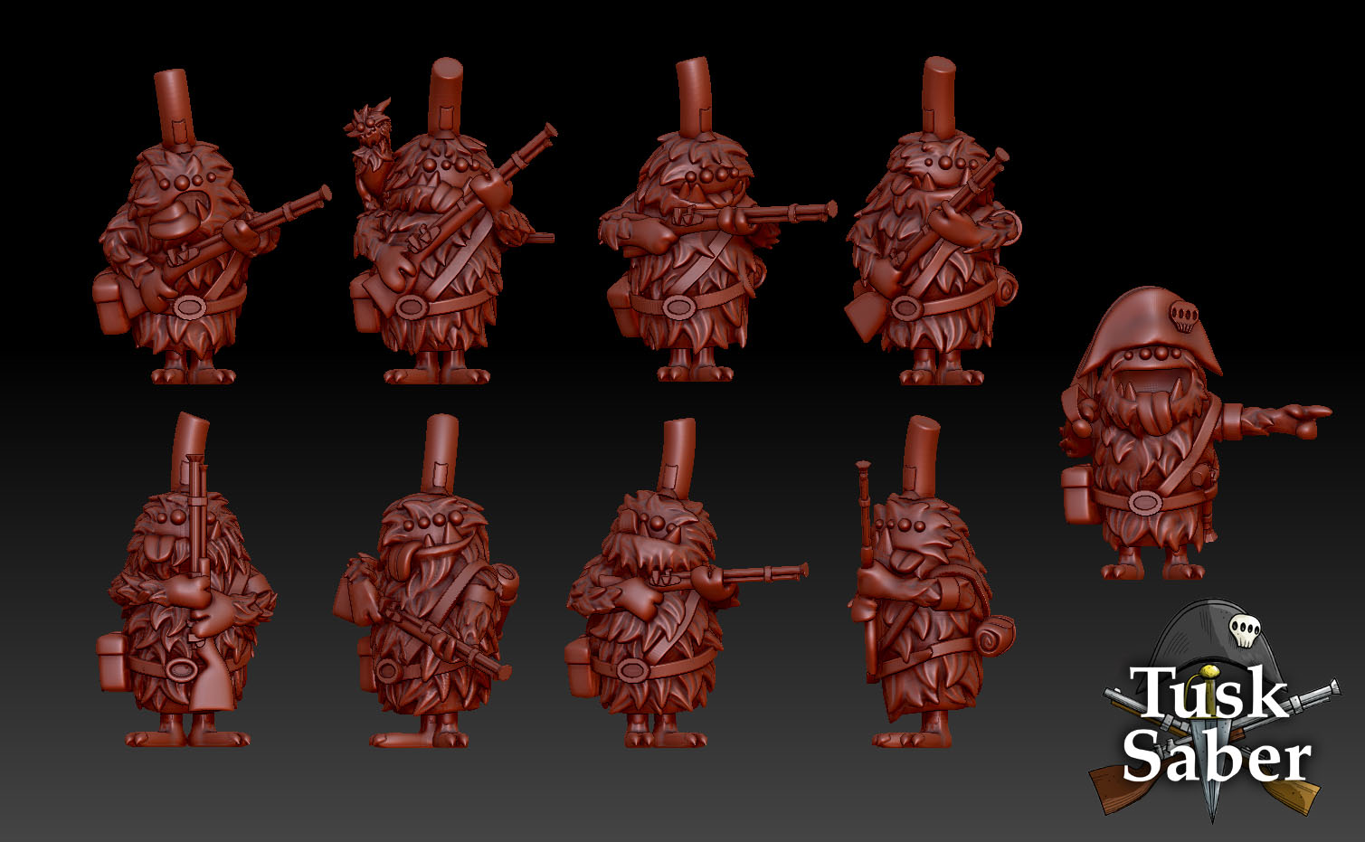 Exclusive TS: Grunk Army Bundle STL Product Bundle by Josh Qualtieri