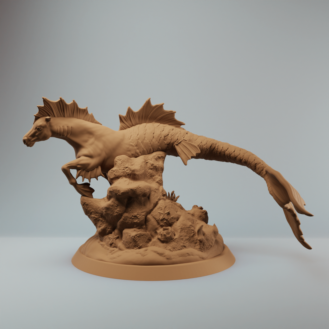 Exclusive Hippocampus mythology seahorse bundle - pre supported STL Product Bundle by Vulcan ...