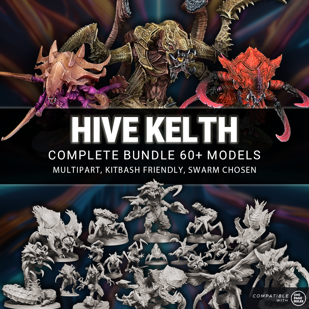 Exclusive Hive Kelth - Complete Bundle STL Product Bundle by WildMesh