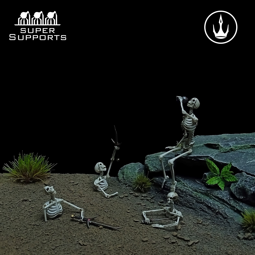 Exclusive Human skeleton poses (1-20) STL Product Bundle by The King of ...