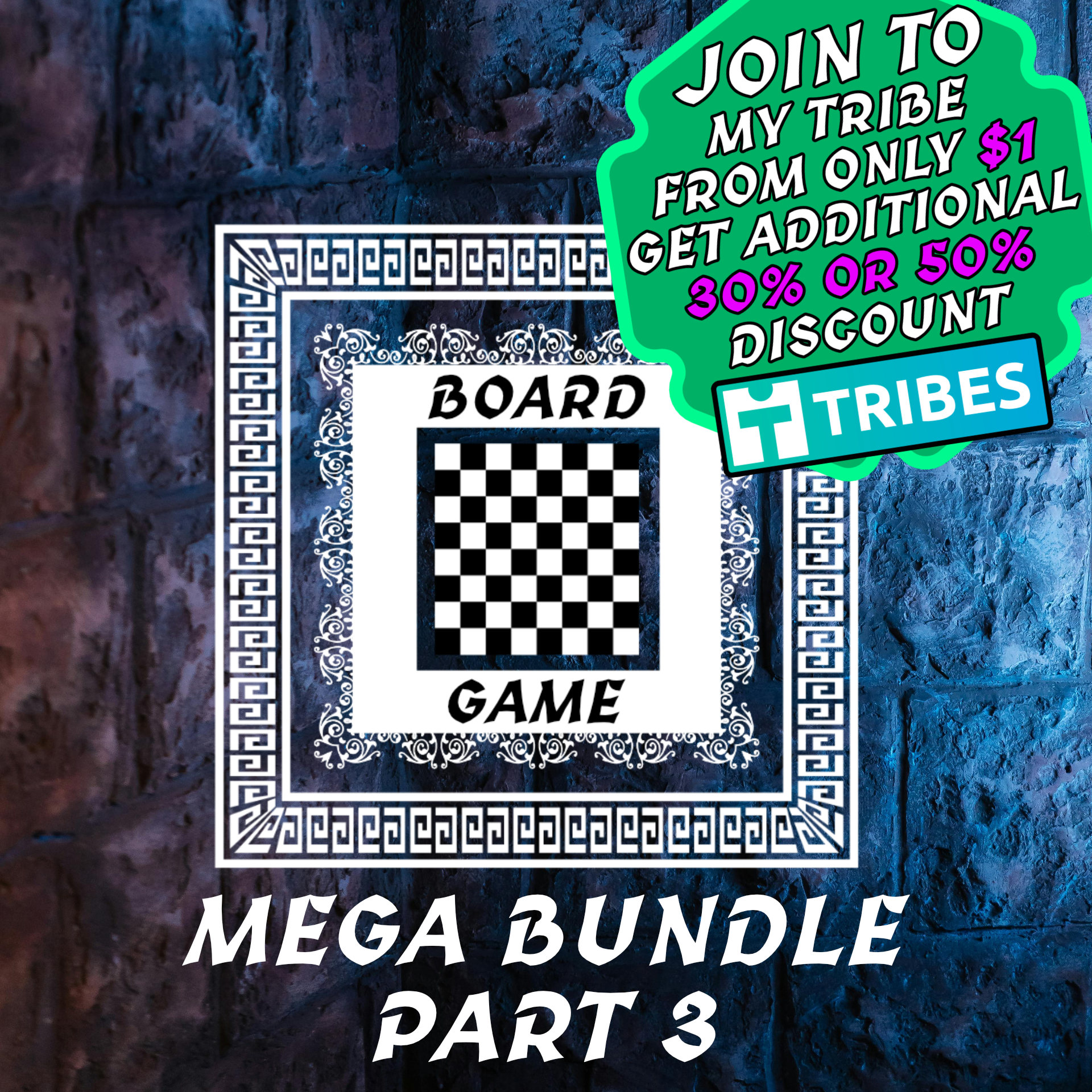 Exclusive Board Game Mega Bundle Part 3 STL Product Bundle by Lazy Bear