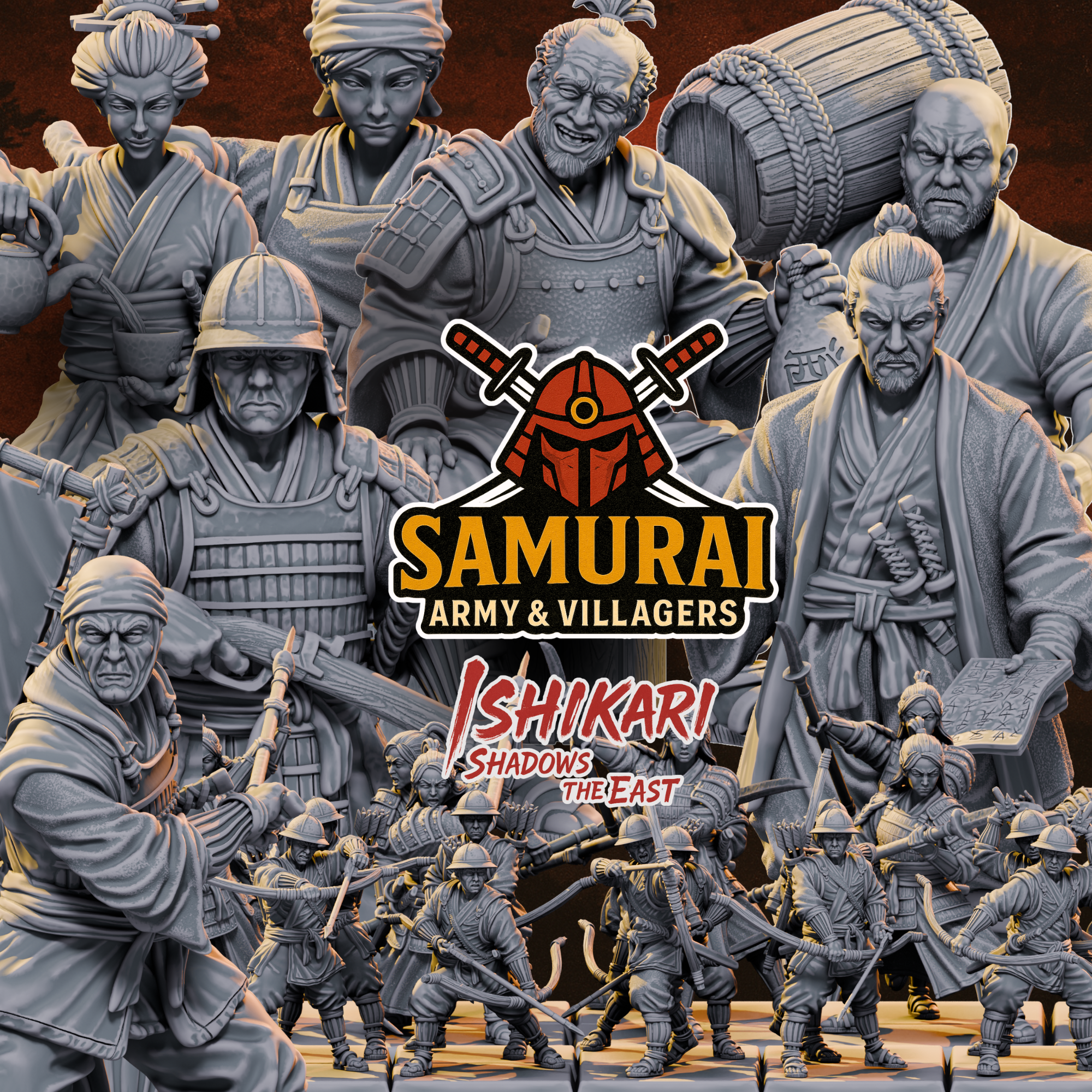 Exclusive Ishikari - Samurai Army | Samurai Army STL Collection ...