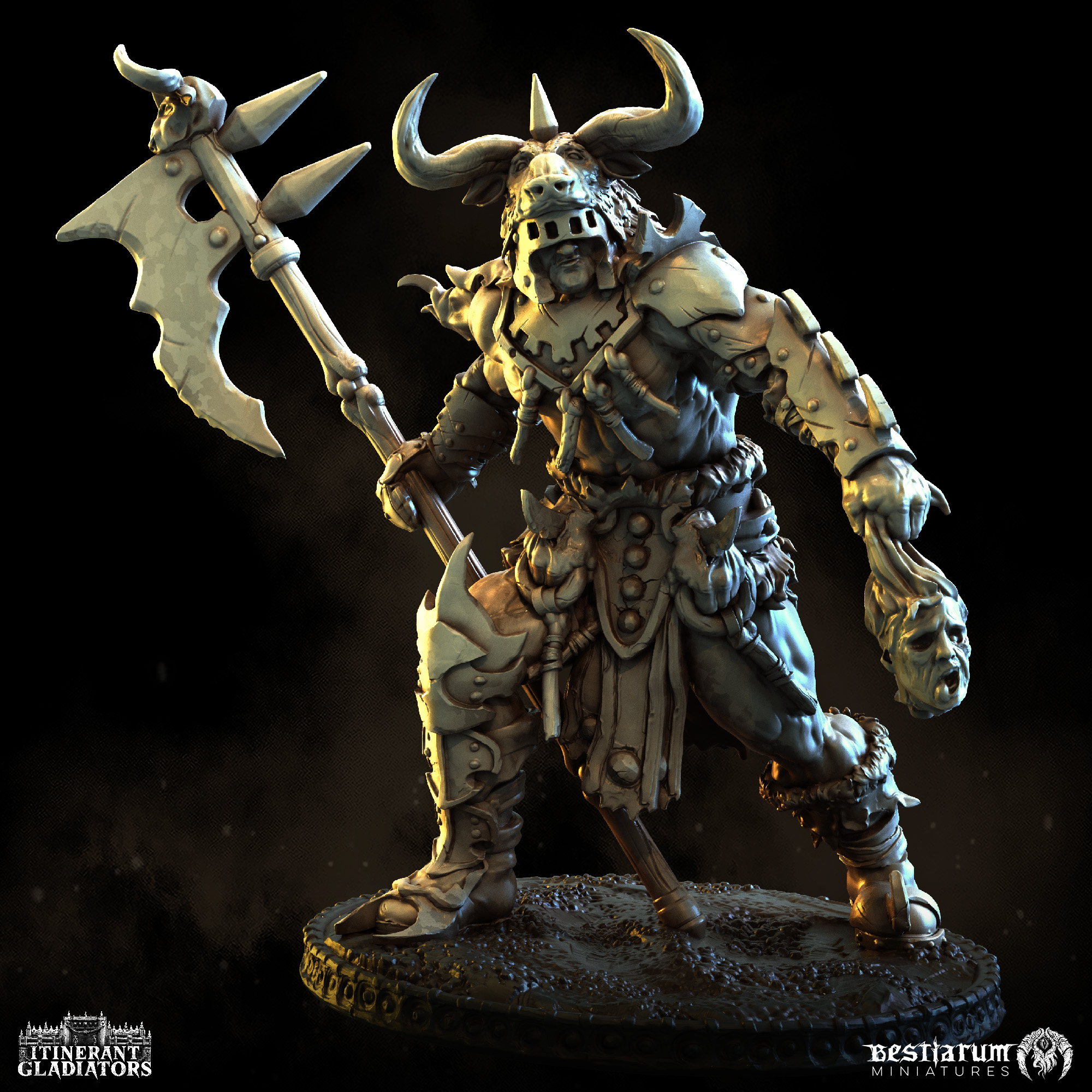 Exclusive Itinerant Gladiators STL Product Bundle by Bestiarum Miniatures