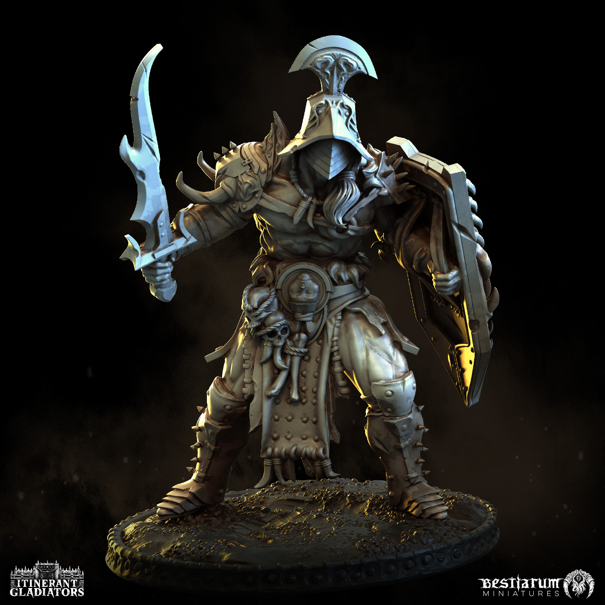 Exclusive Itinerant Gladiators STL Product Bundle by Bestiarum Miniatures