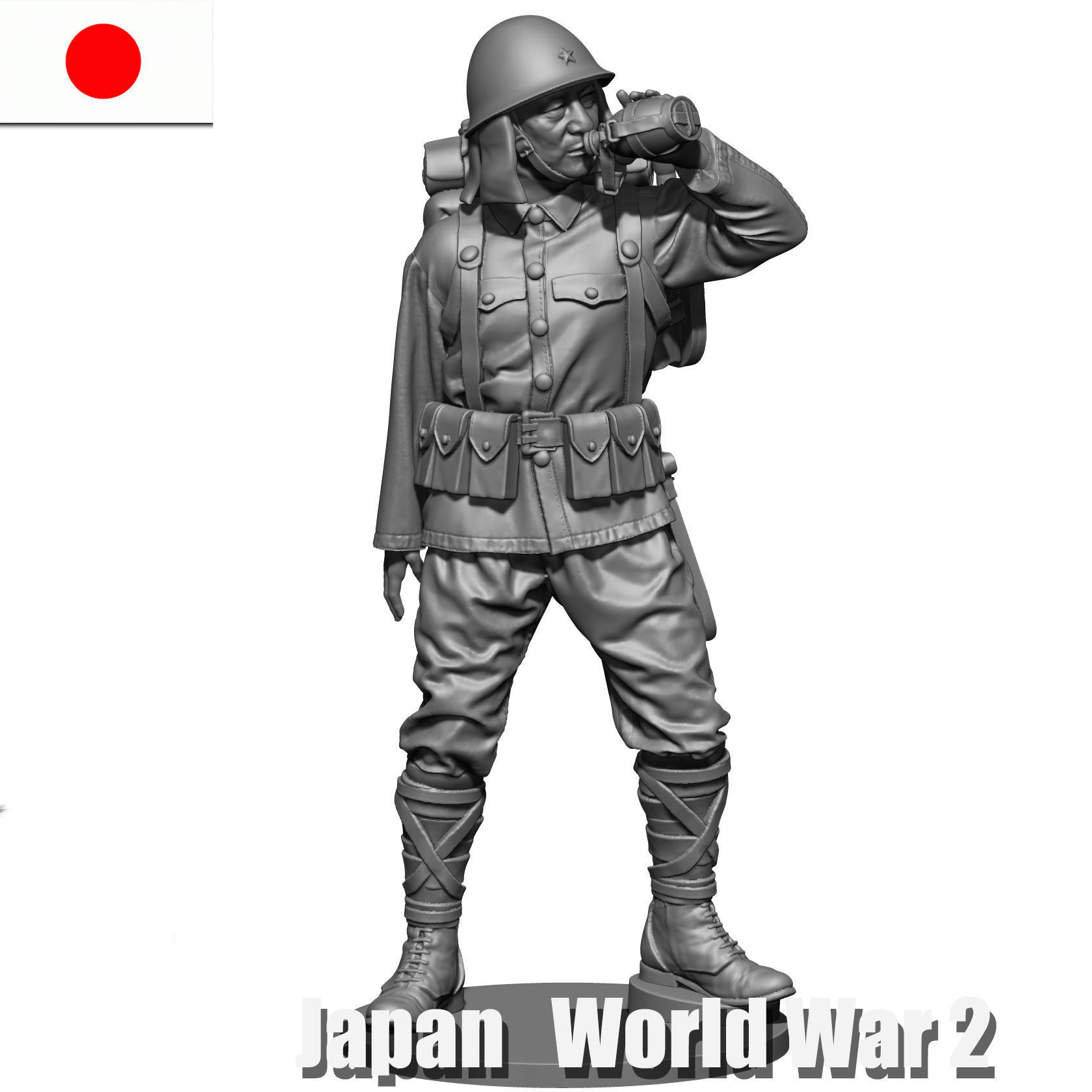 Exclusive Japan Soldiers World War 2 STL Product Bundle by Artofwar