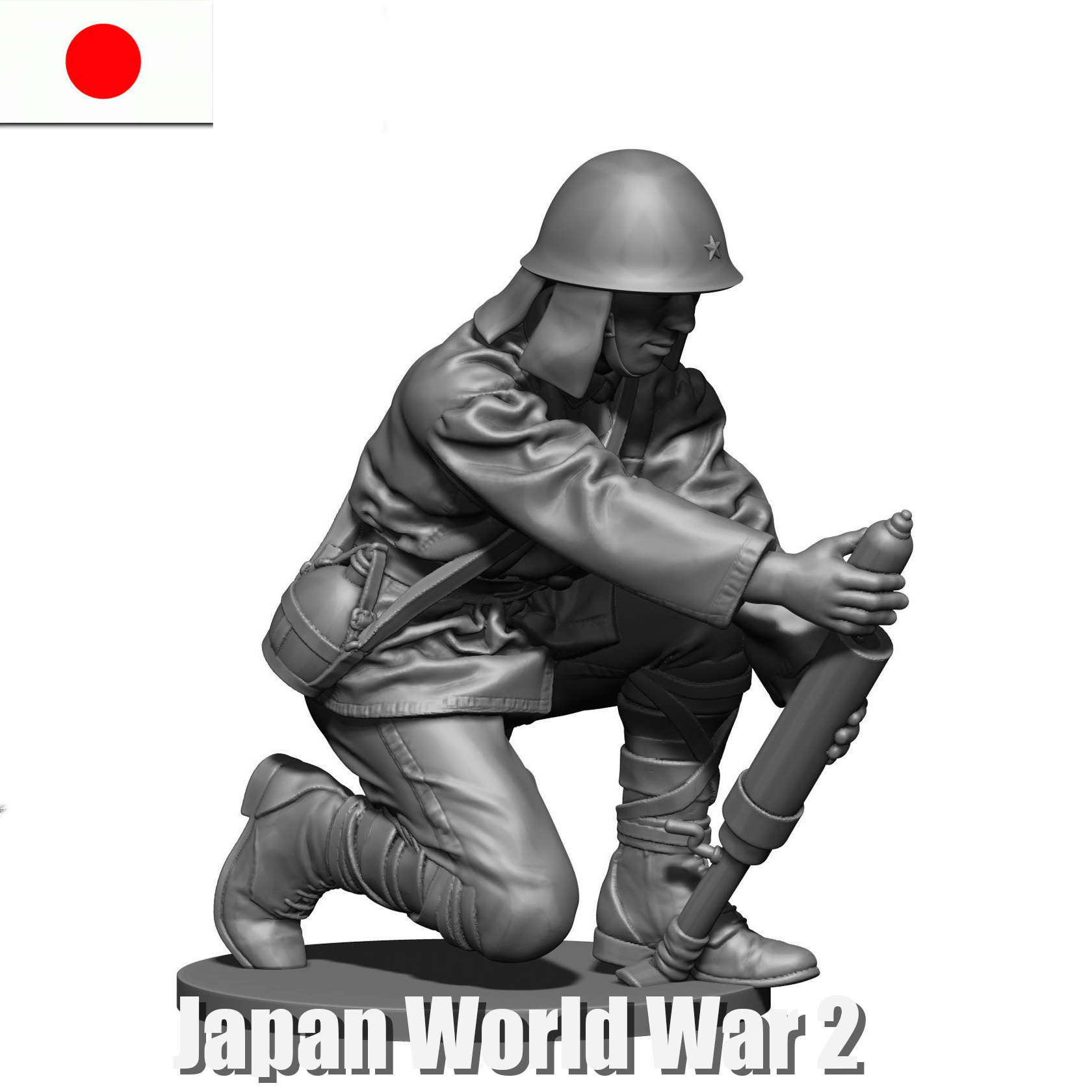 Exclusive Japan Soldiers World War 2 STL Product Bundle by Artofwar