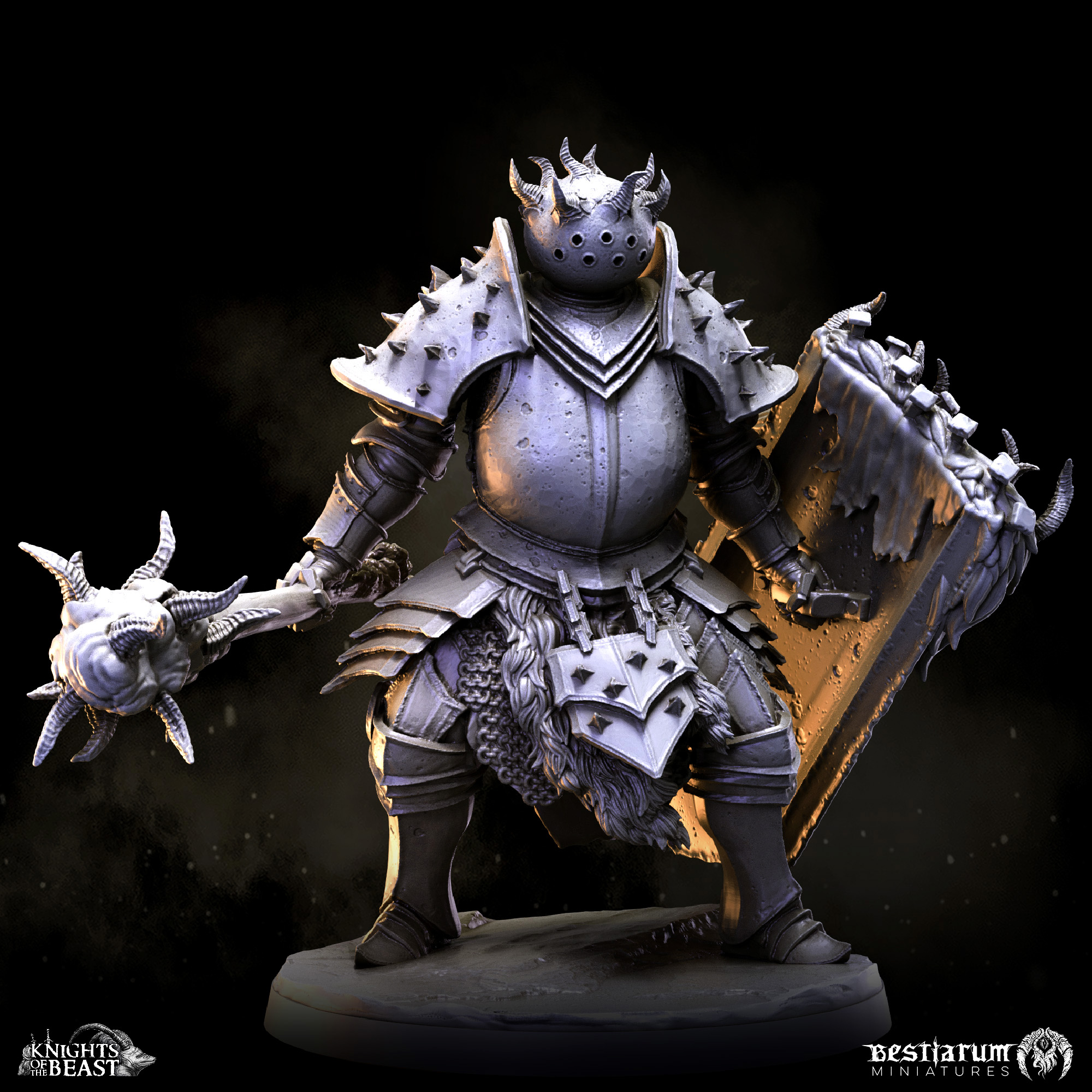 Exclusive Knights of the Beast - Part 1 | Chaos Warrior STL Product ...