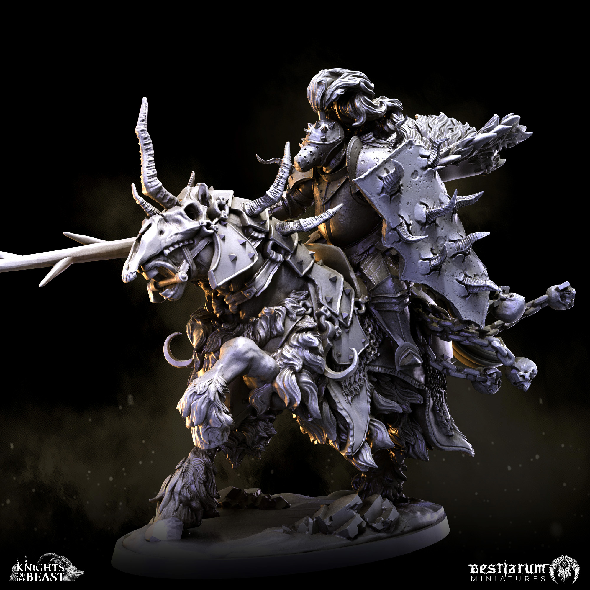 Exclusive Knights of the Beast - Part 1 | Chaos Warrior STL Product ...