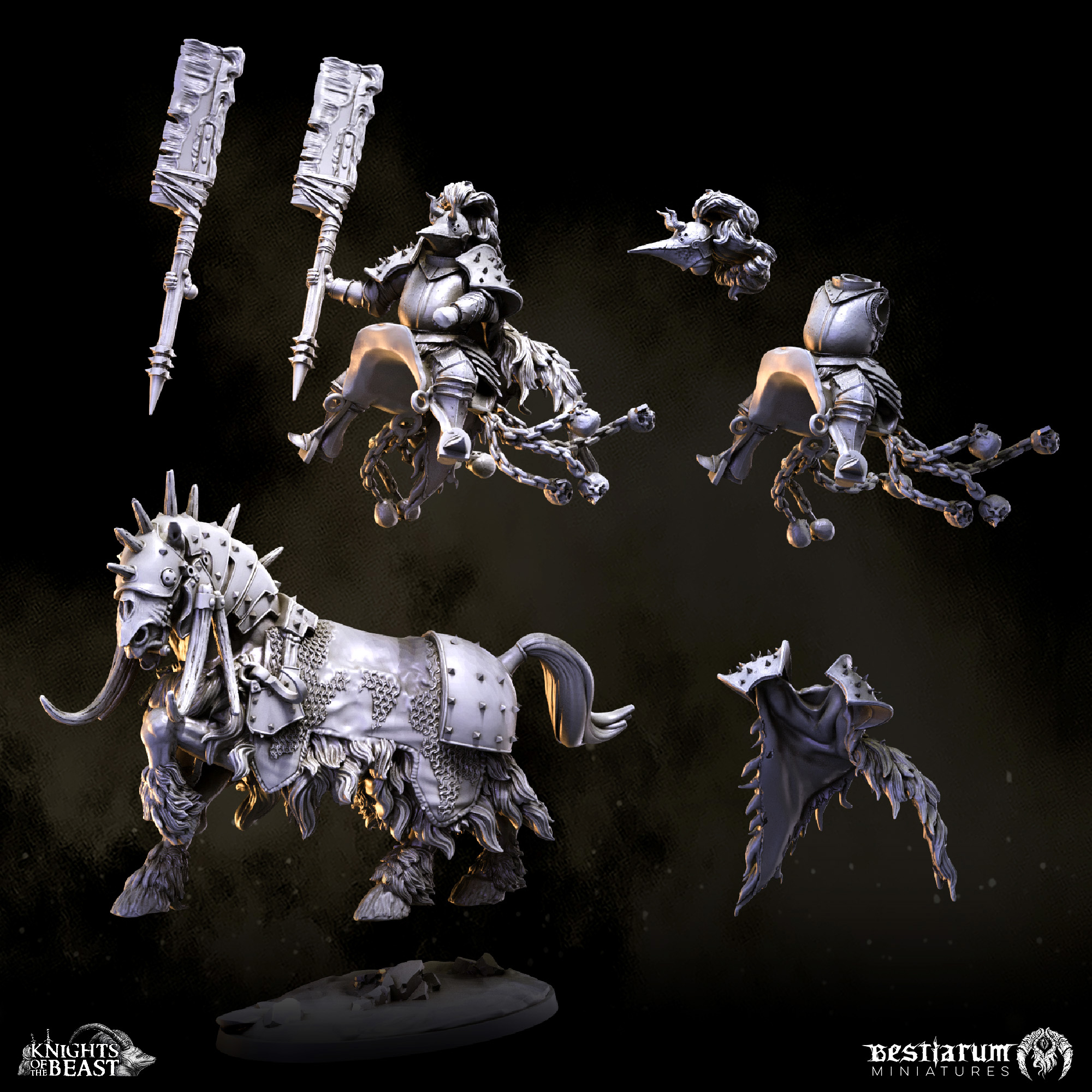 Exclusive Knights of the Beast - Part 1 | Chaos Warrior STL Product ...