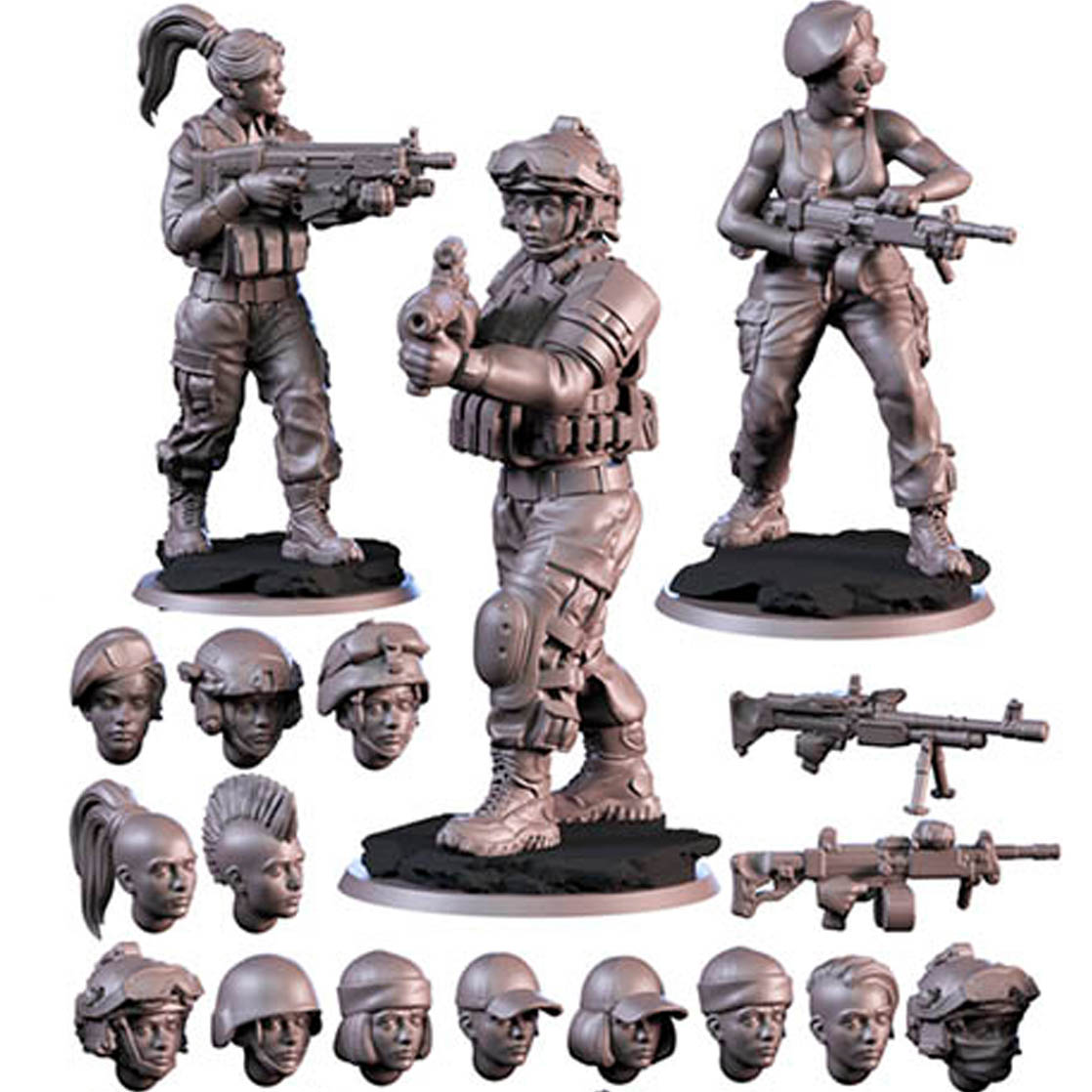 Exclusive Army soldiers constructor STL Product Bundle by Sergeant Hammer