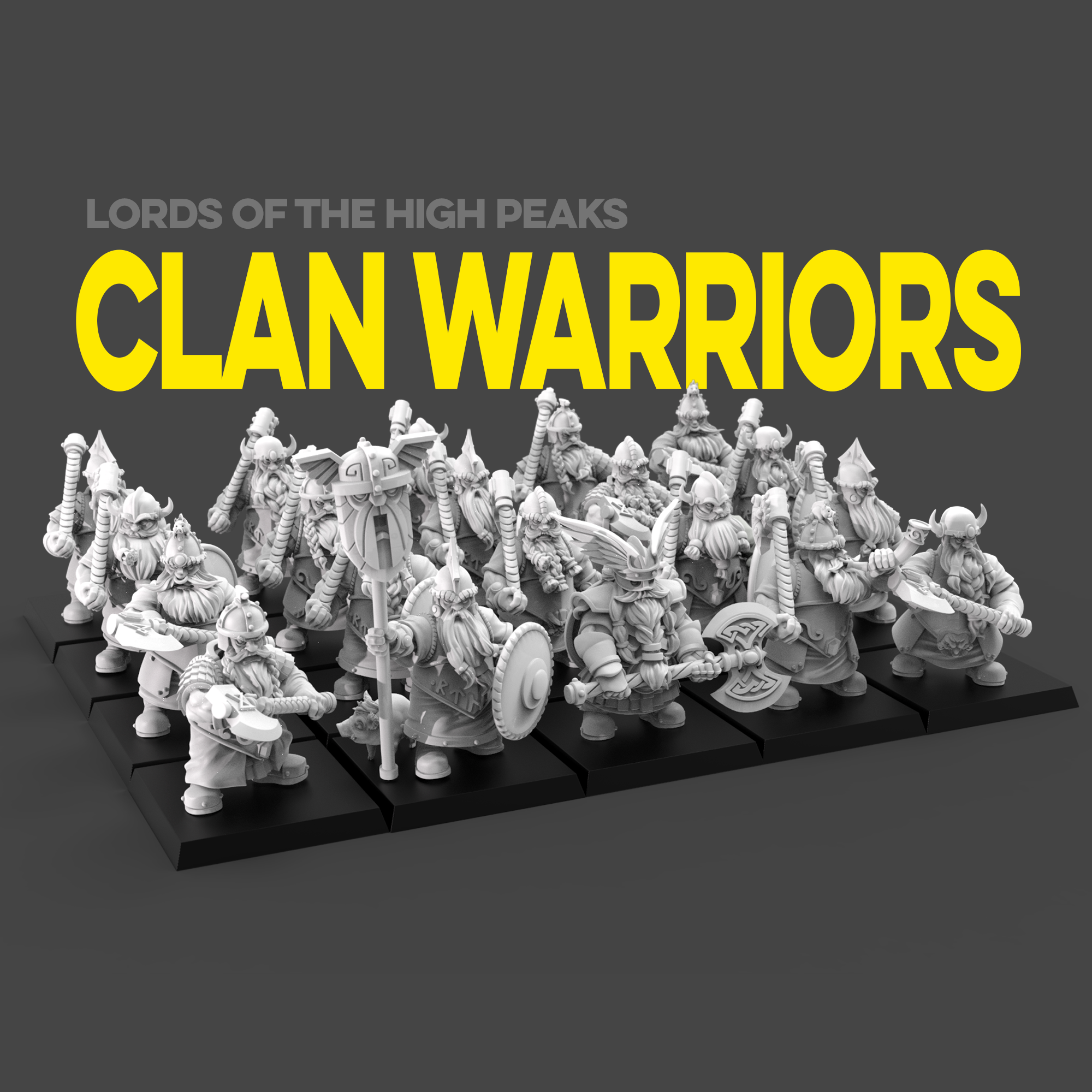 Exclusive Dwarf Army STL Product Bundle by Durgin Paint Forge