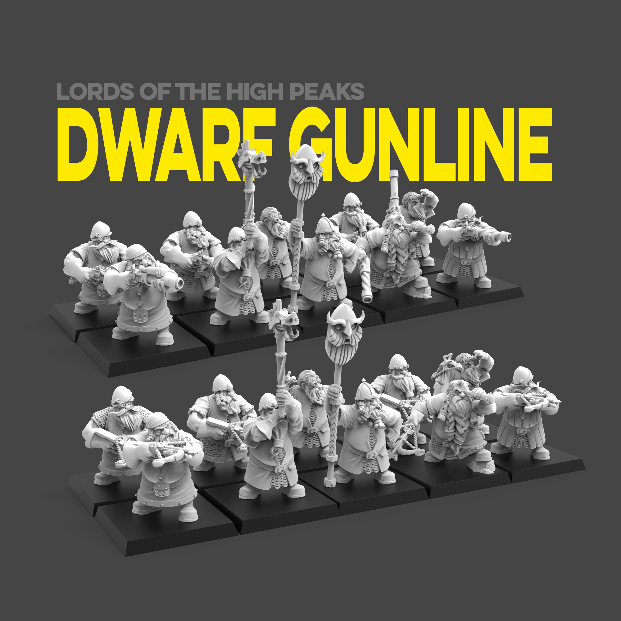 Exclusive Dwarf Army STL Product Bundle by Durgin Paint Forge