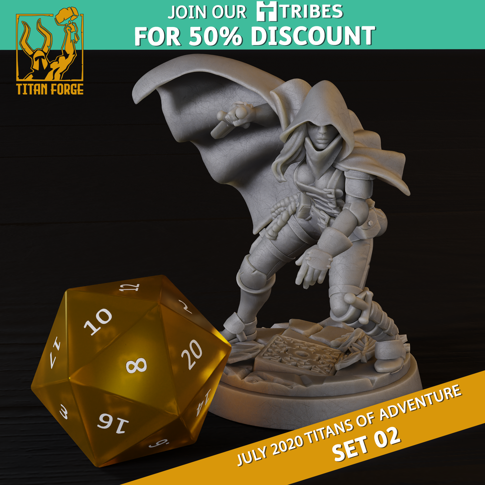 Exclusive RPG - DnD Hero Characters - Titans of Adventure Set Bundle 1-15 STL Product Bundle by ...