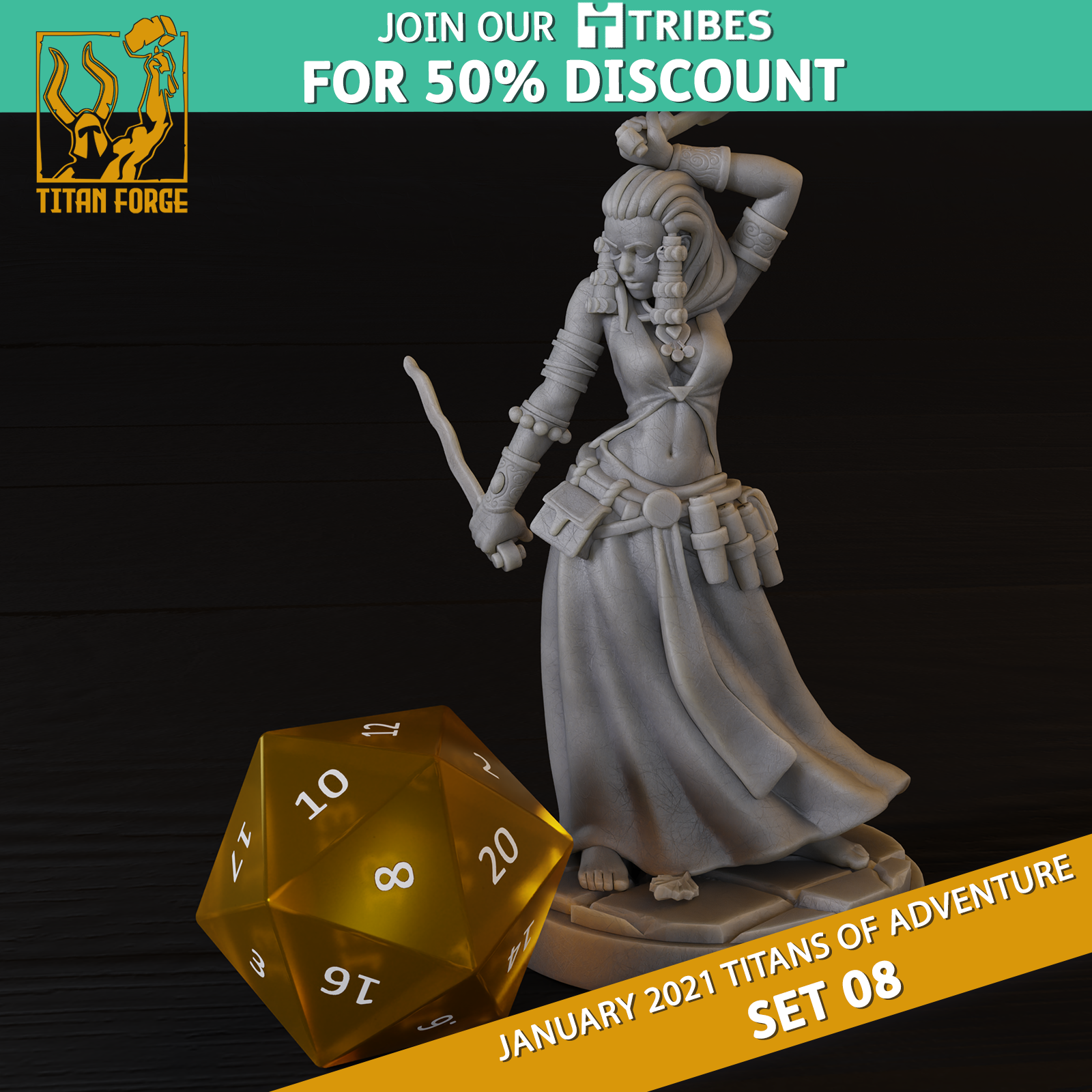 Exclusive RPG - DnD Hero Characters - Titans of Adventure Set Bundle 1-15 STL Product Bundle by ...