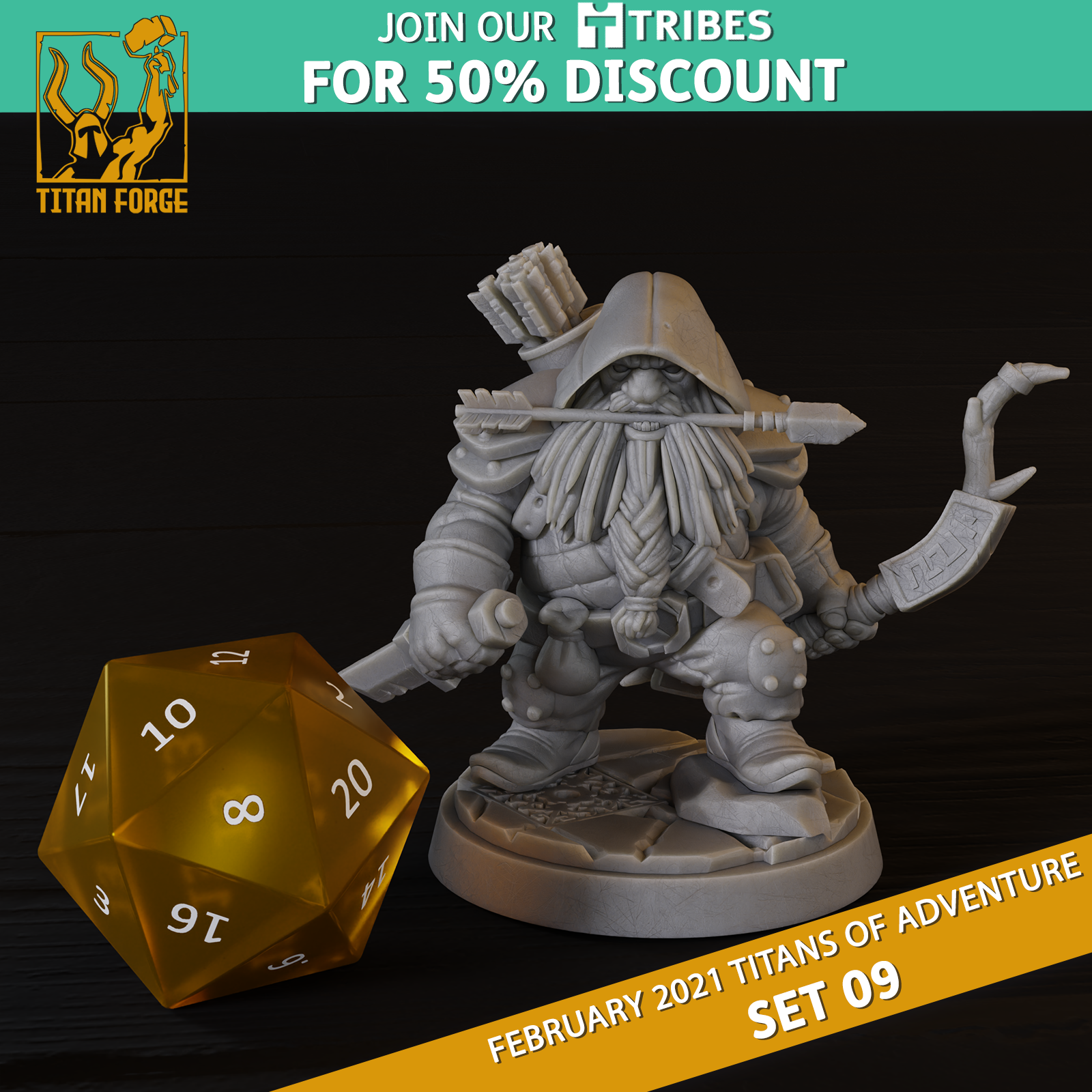 Exclusive RPG - DnD Hero Characters - Titans of Adventure Set Bundle 1-15 STL Product Bundle by ...