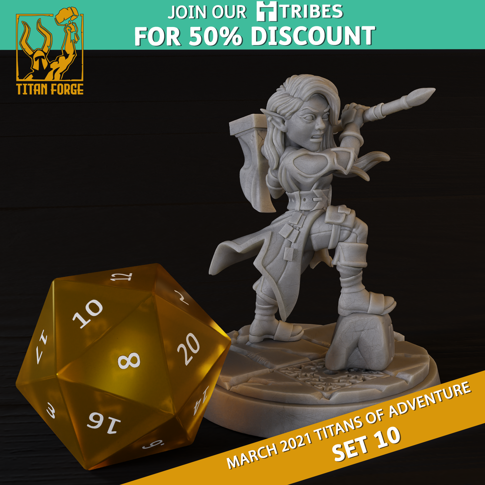Exclusive RPG - DnD Hero Characters - Titans of Adventure Set Bundle 1 ...
