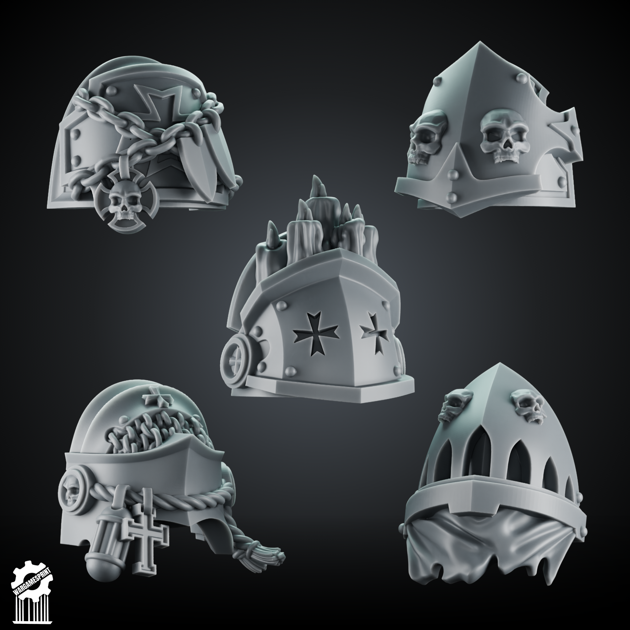 Exclusive Crusaders and Shadowguard Shoulder Pad – Gothic Pauldrons ...