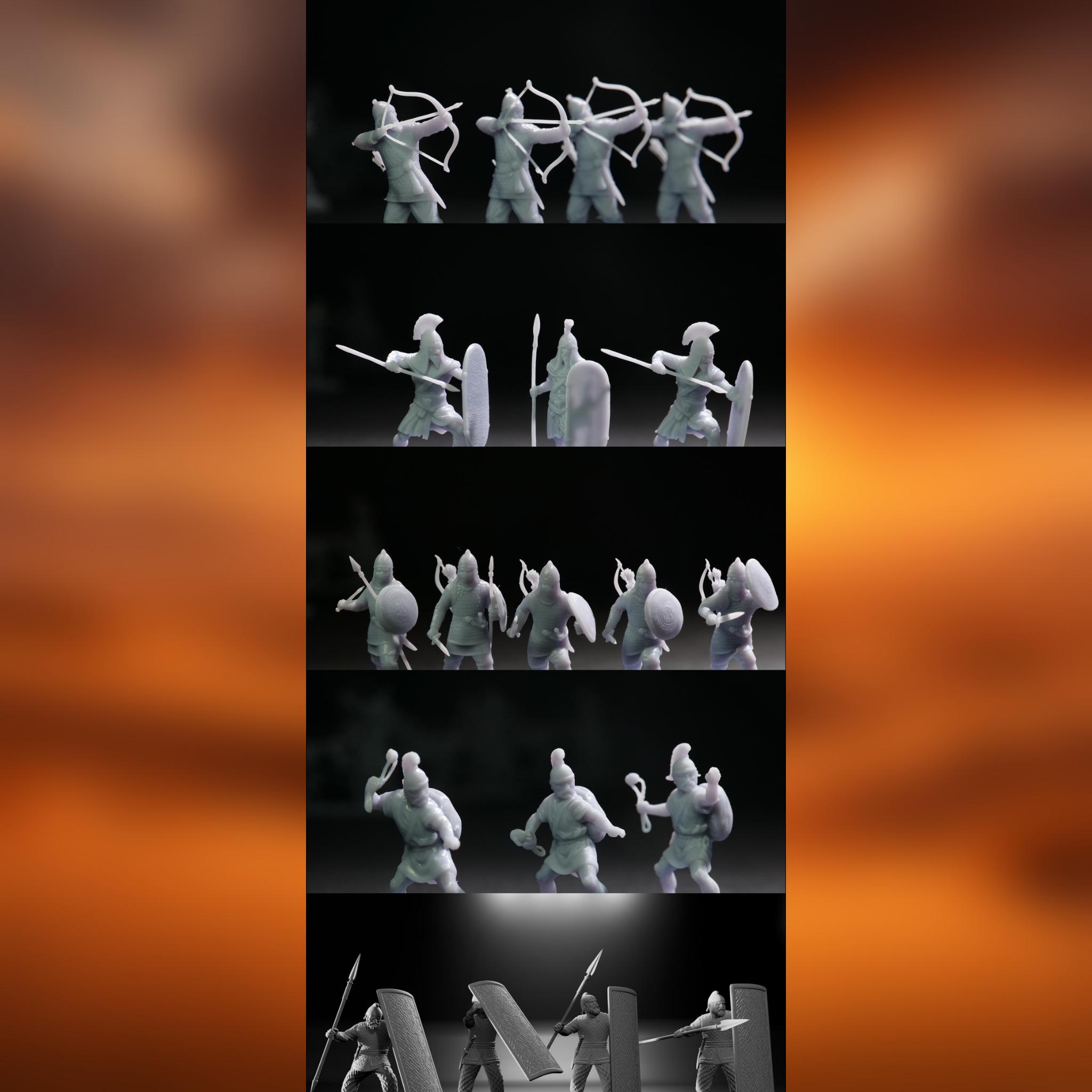 Exclusive Persian Infantry Bundle - 19 unique 28mm infantry soldiers ...