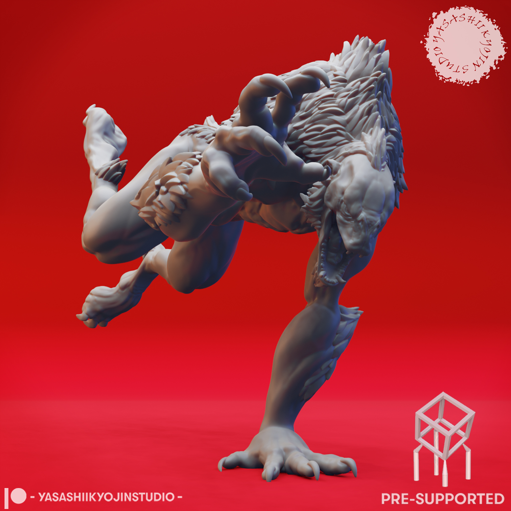 Exclusive Quaggoth Warband - Tabletop Miniatures (Pre-Supported) STL ...