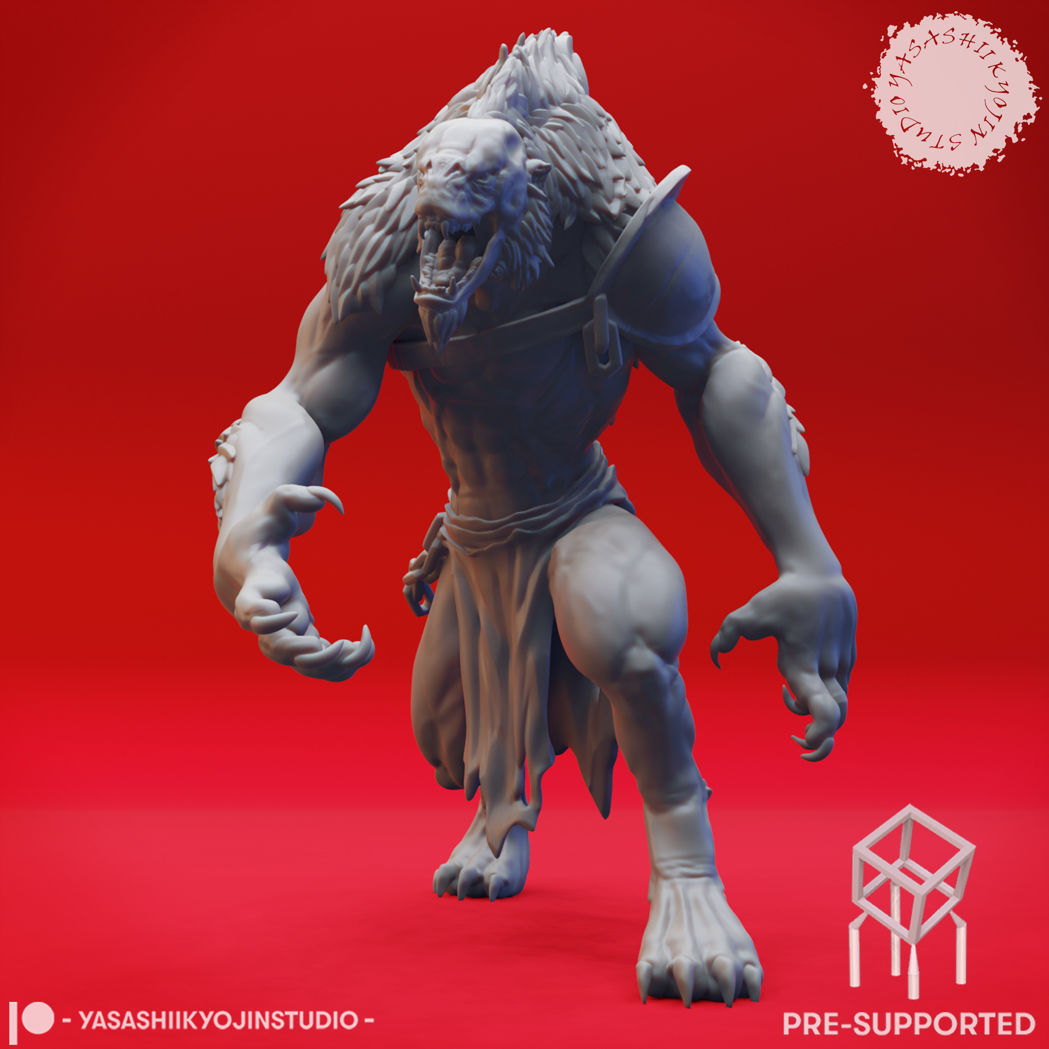 Exclusive Quaggoth Warband - Tabletop Miniatures (Pre-Supported) STL ...