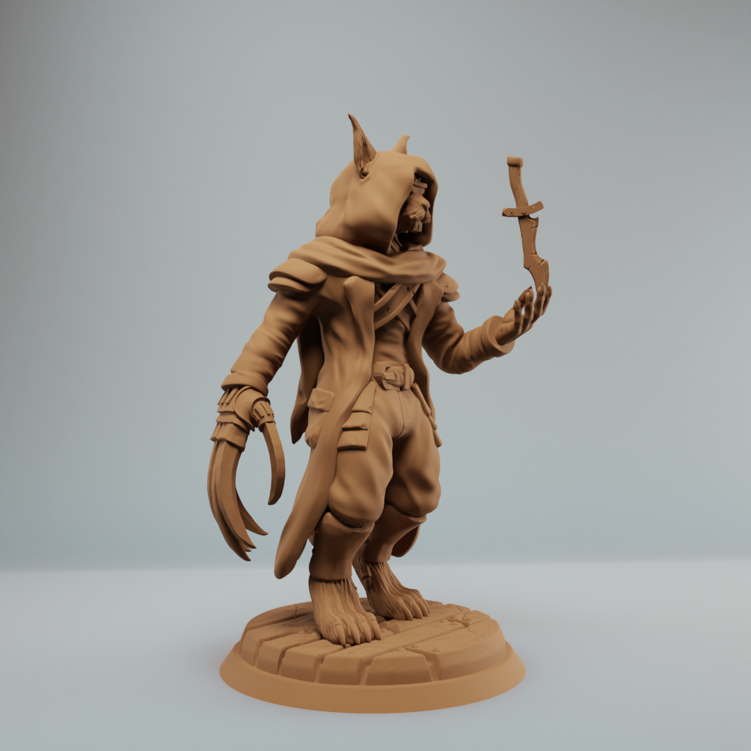 Exclusive Tabaxi Rogue Fighters Bundle STL Product Bundle by Vulcan ...