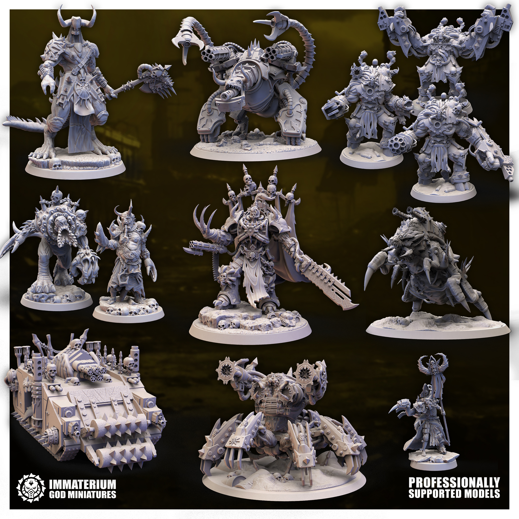 Exclusive Rustborn - Faction bundle 1 STL Product Bundle by Immaterium ...
