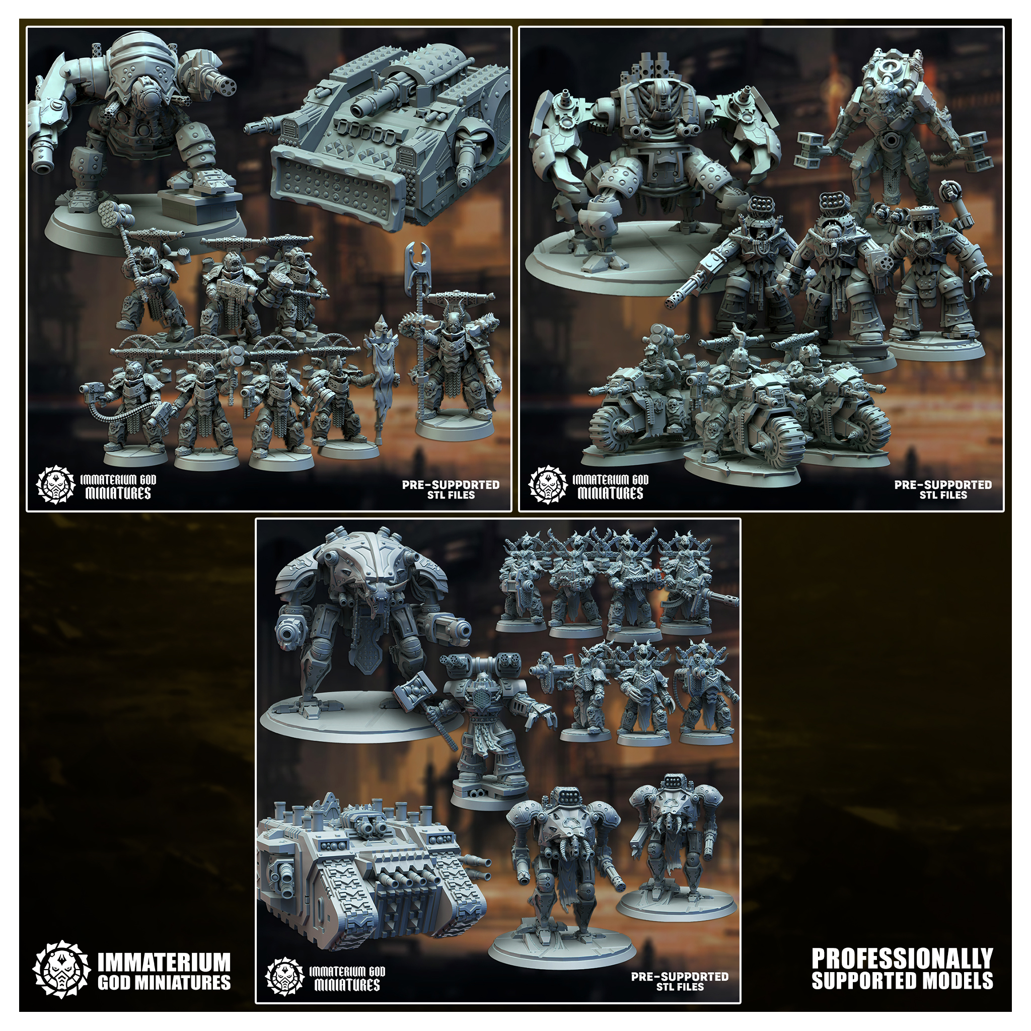 Exclusive Rustborn - Faction bundle 2 STL Product Bundle by Immaterium ...