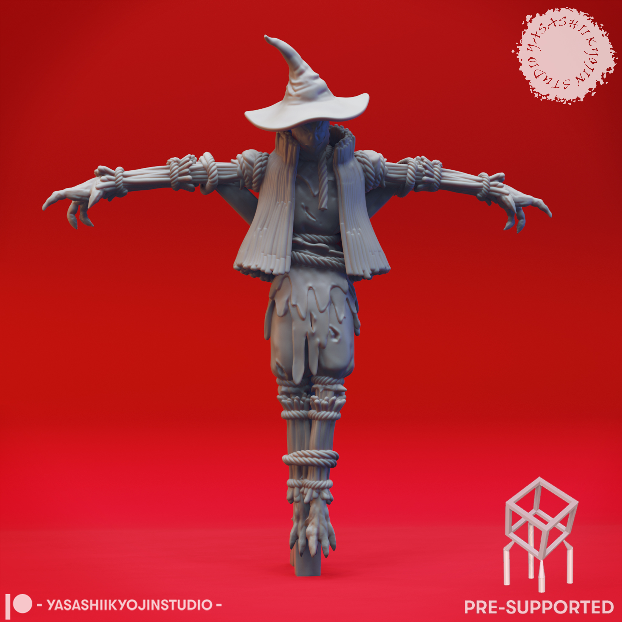 Exclusive Scarecrow Horde - Tabletop Miniatures (Pre-Supported) STL ...