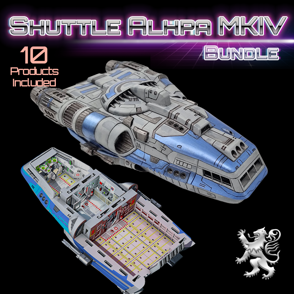 Exclusive Space Shuttle Alpha MKIV Bundle STL Product Bundle by 2nd Dynasty